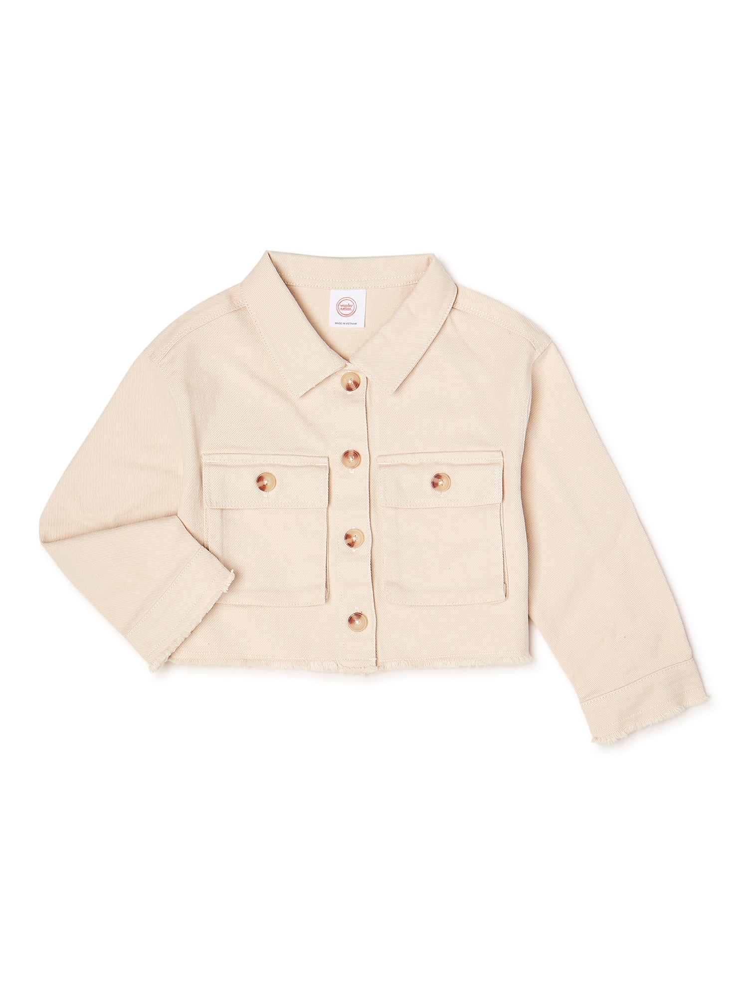 Wonder Nation Baby and Toddler Girls’ Shacket, Sizes 12M-5T - Walmart.com