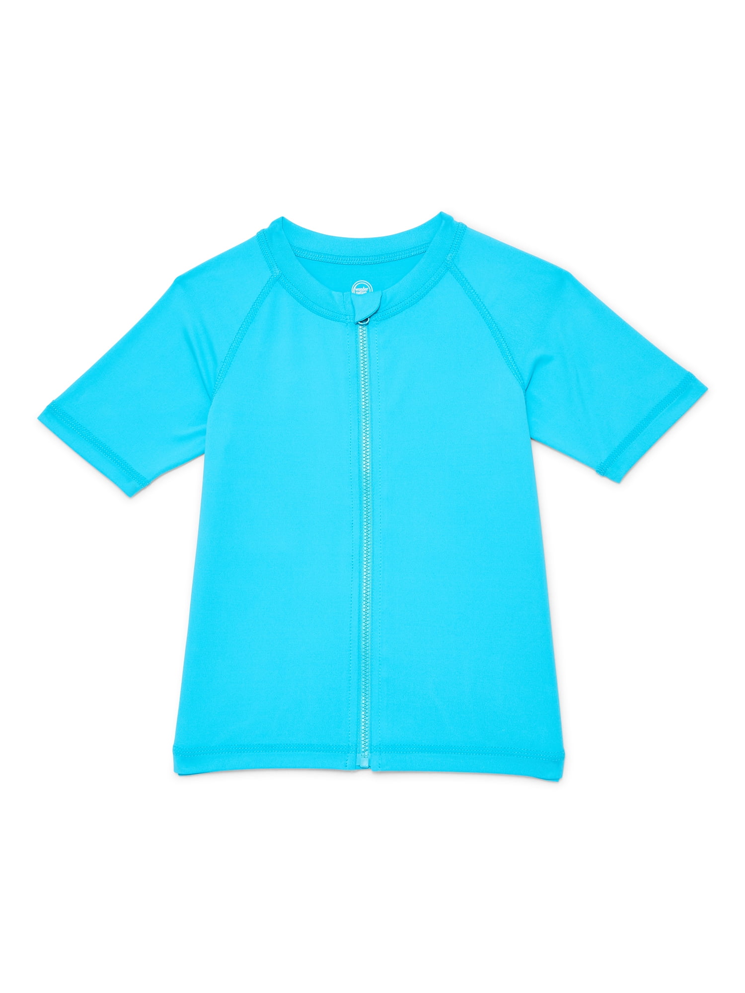 Wonder Nation Baby and Toddler Boy Short- Sleeve Rash Guard, Sizes 12M ...