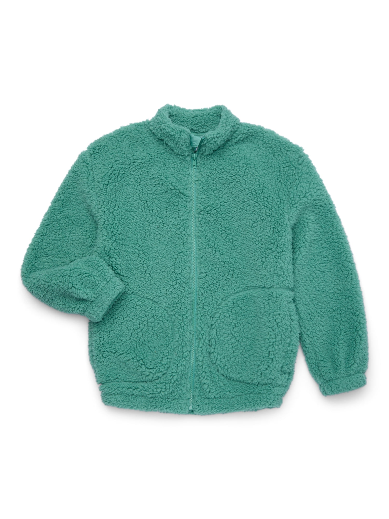 Wonder Nation Boys High Pile Fleece Zip Up Jacket, Sizes 4/5-18 - Walmart.com