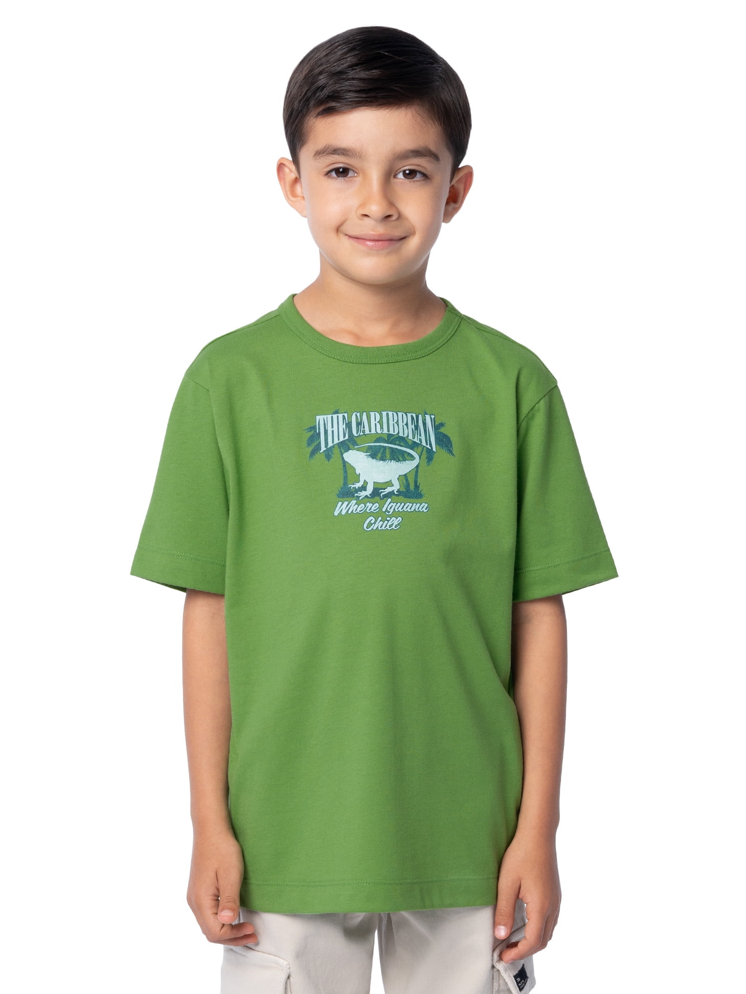 Wonder Nation Boys Short Sleeve Elevated Graphic T-Shirt, Sizes 4-18 & Husky - Walmart.com