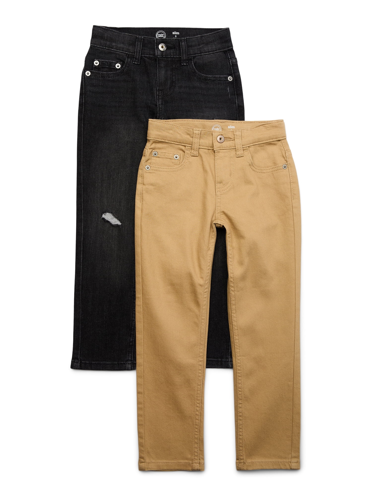 Wonder Nation Boys Slim Denim Jeans - Slim Fit - Walmart.com