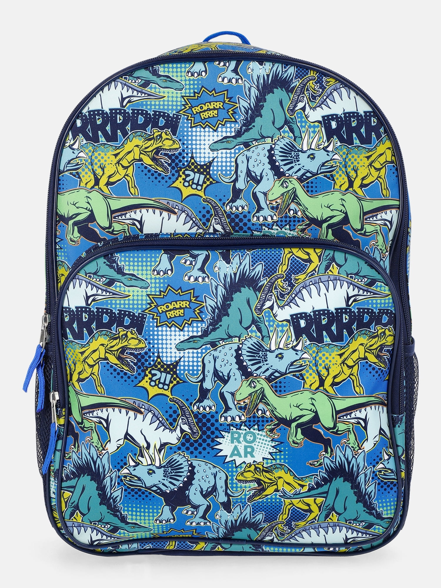 Wonder Nation Kids' 17" Pop Art Dino Backpack, Indigo - Walmart.com