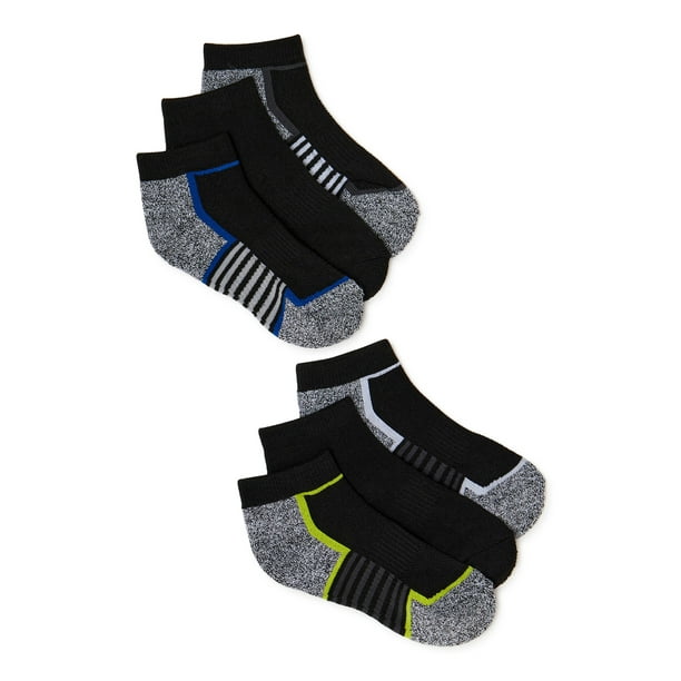 Wonder Nation Boys Ankle Socks, 6-Pack, Sizes S-L - Walmart Business ...