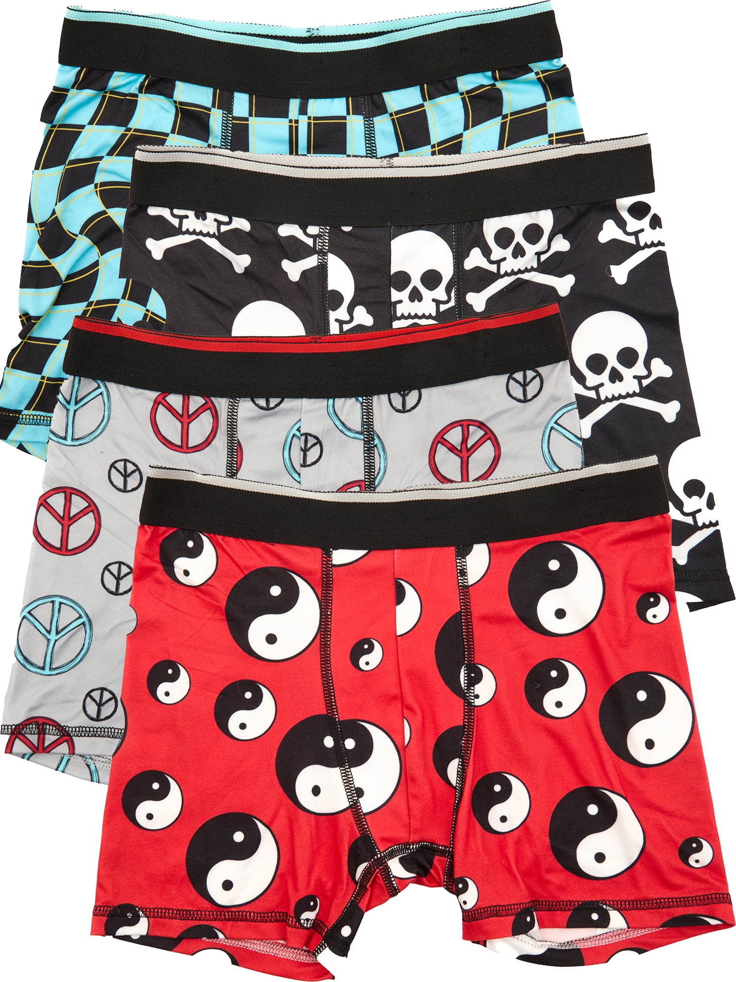 Wonder Nation Boys Boxer Brief Illusions Underwear 4-Pack Sizes S-XL ...