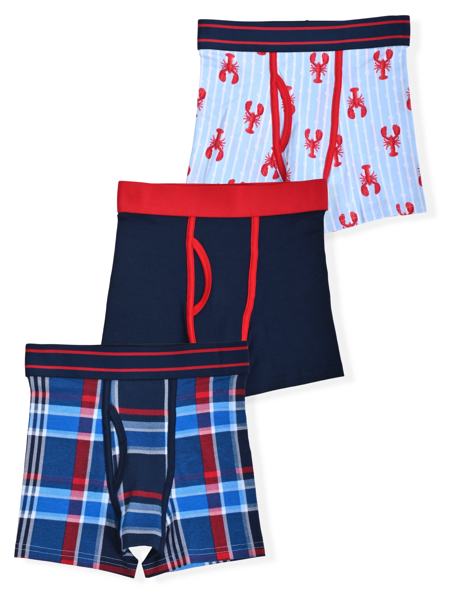 Wonder Nation Boys Boxer Briefs, 3-Pack - Walmart Business Supplies