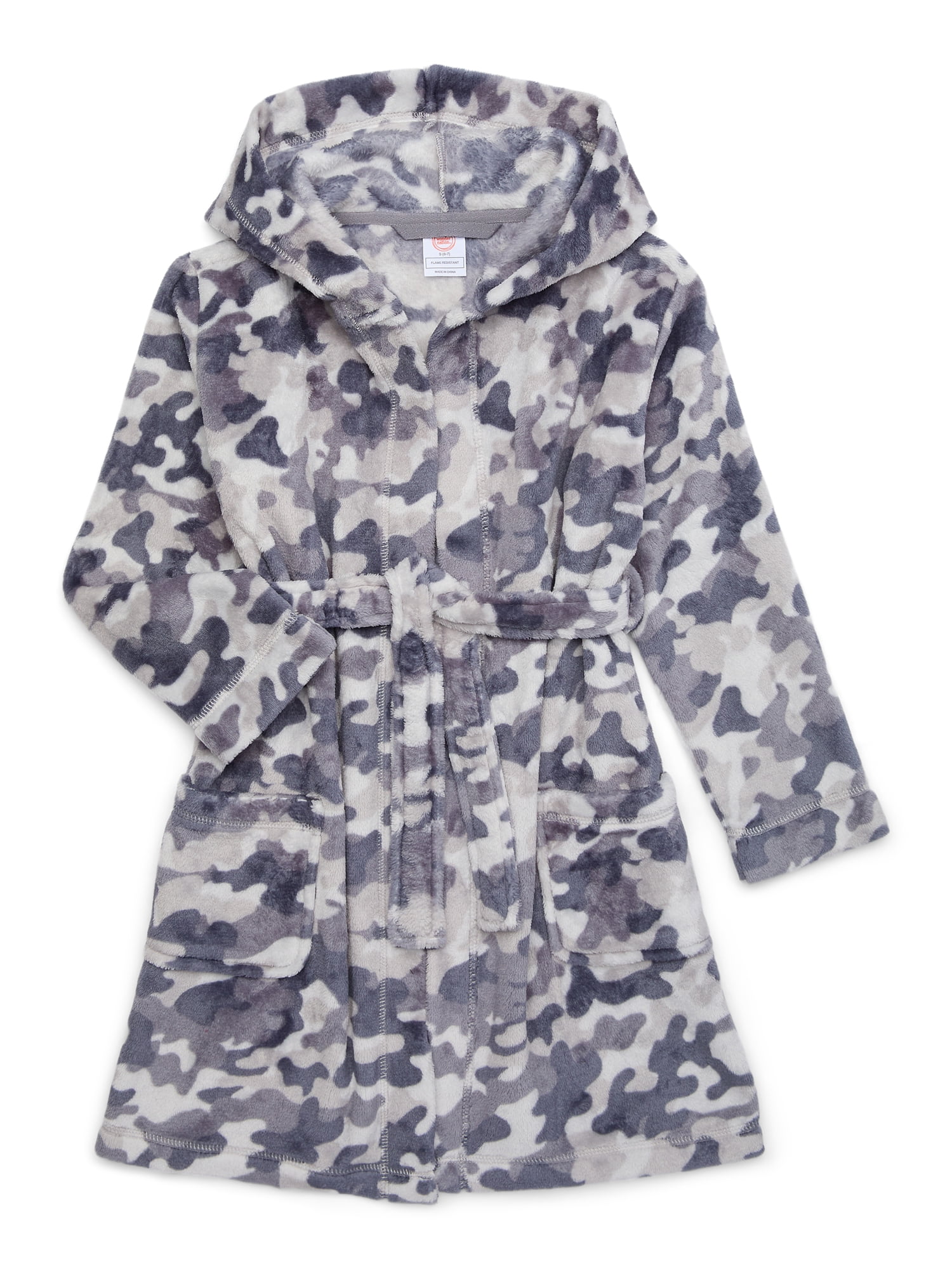 Wonder Nation Boys Camo Robe, Sizes 4-18 & Husky - Walmart.com