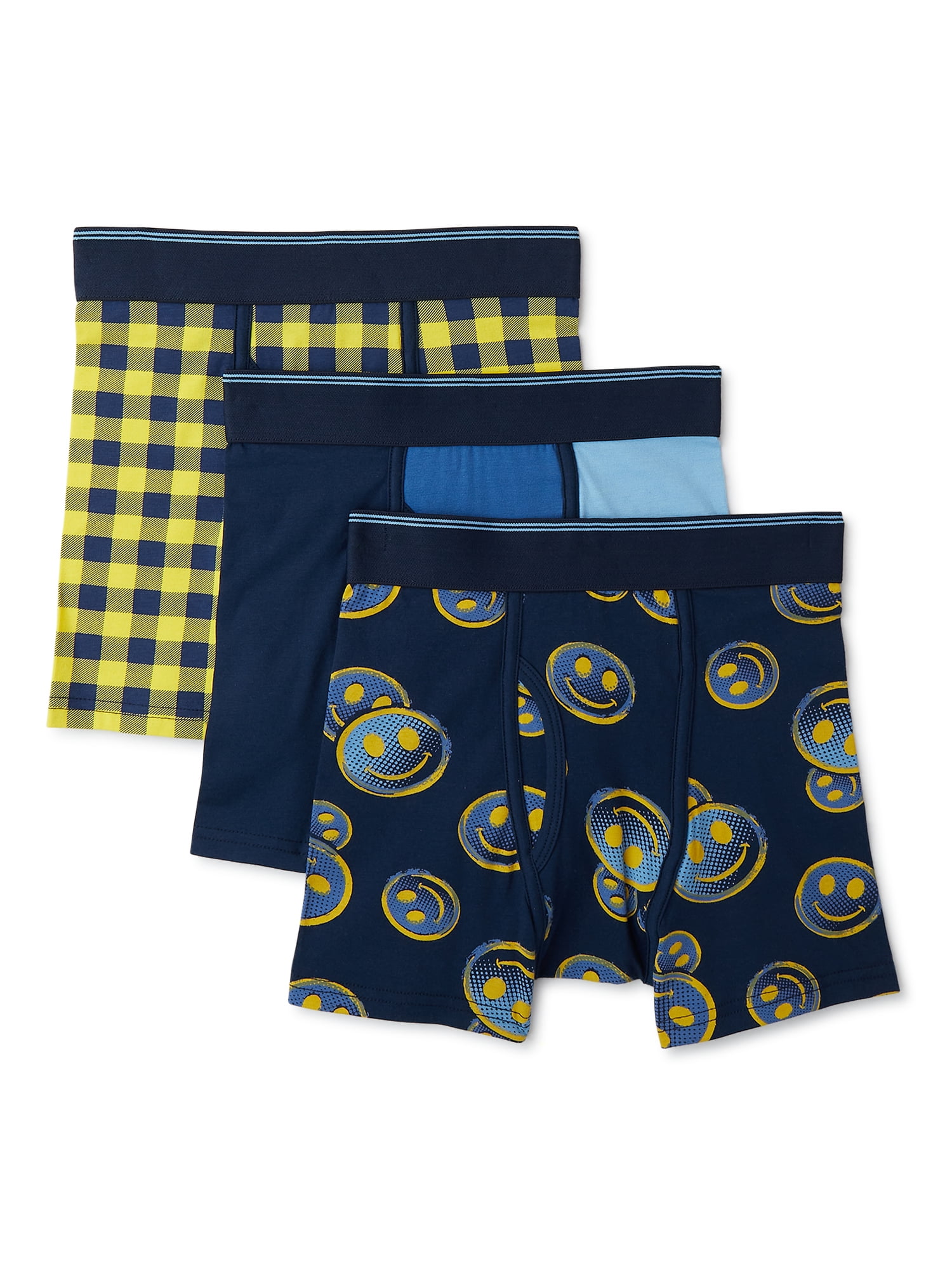 Wonder Nation Boys Comfort Stretch Tag Free Boxer Briefs, 3-Pack ... Wonder Nation Boys Comfort Stretch Tag Free Boxer Briefs, 3-Pack ...