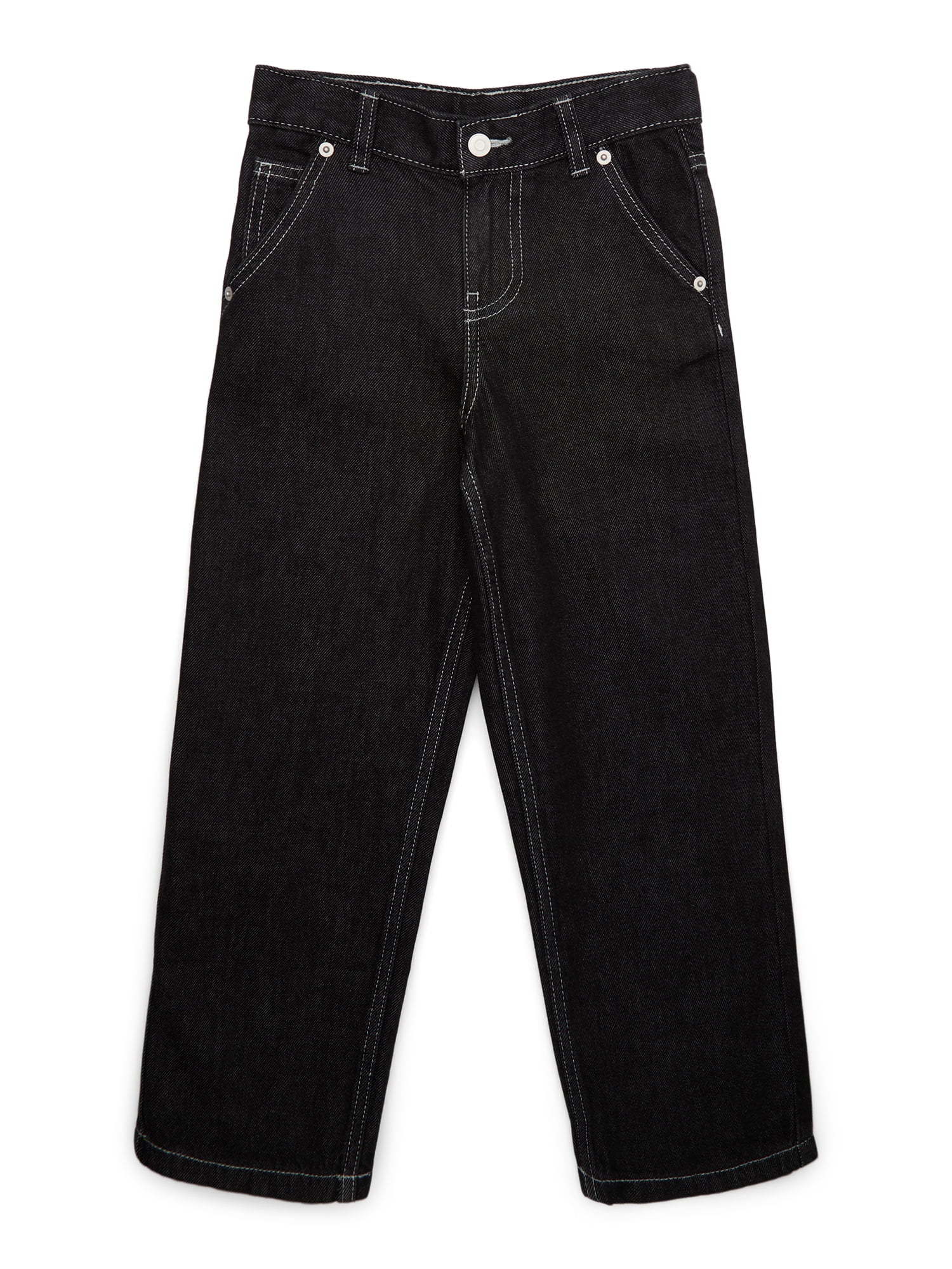 Wonder Nation Baggy Twill Denim Pant, Sizes 4-16 & Husky - Walmart.com