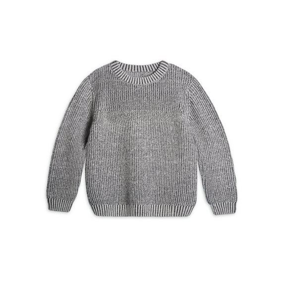 Wonder Nation Boys Crewneck Sweater, Sizes 4-18 & Husky - Walmart.com