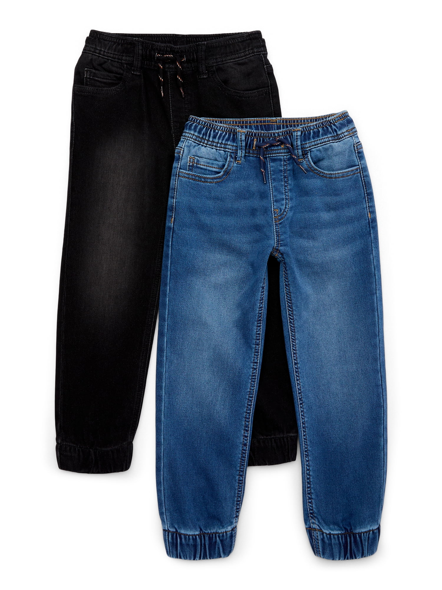 Wonder Nation Boys Denim Jogger - 2-Pack - Sizes 4-18 - Walmart.com