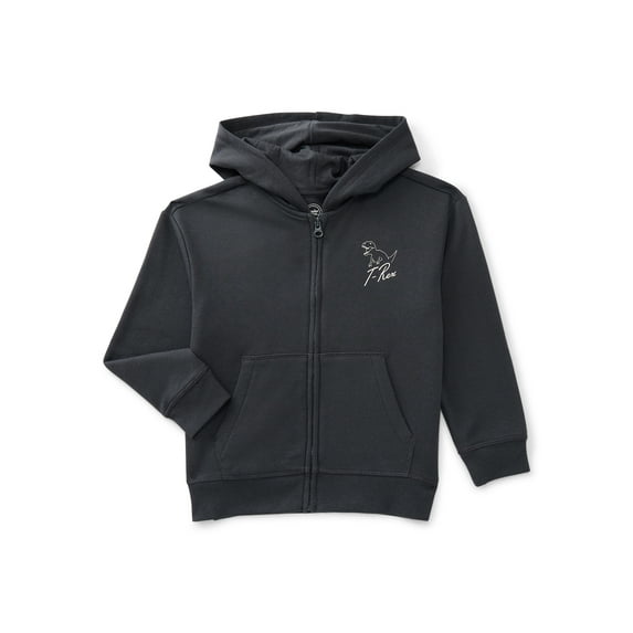 Wonder Nation Little Boys Graphic Zip Hoodie, Sizes 4-10 - Walmart.com