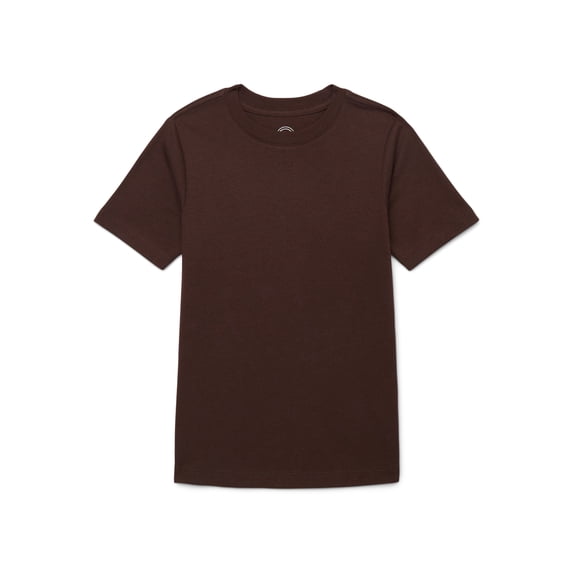 Wonder Nation Boys Kid Tough Tee with Short Sleeves, Sizes 4-18 & Husky ...
