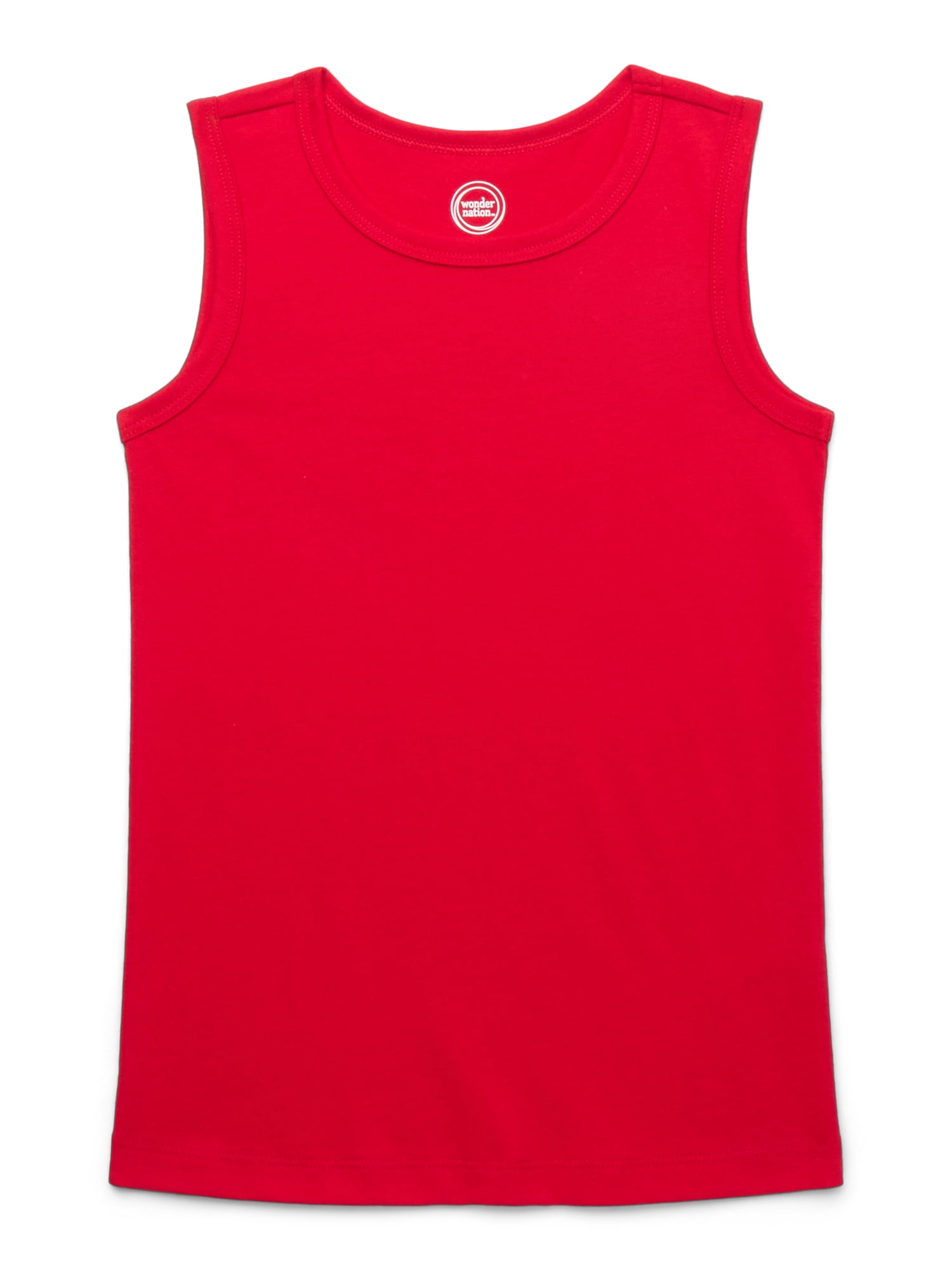 Wonder Nation Boys Tank Top, Kid Tough, Soft Stretch Fabric, Summer ...
