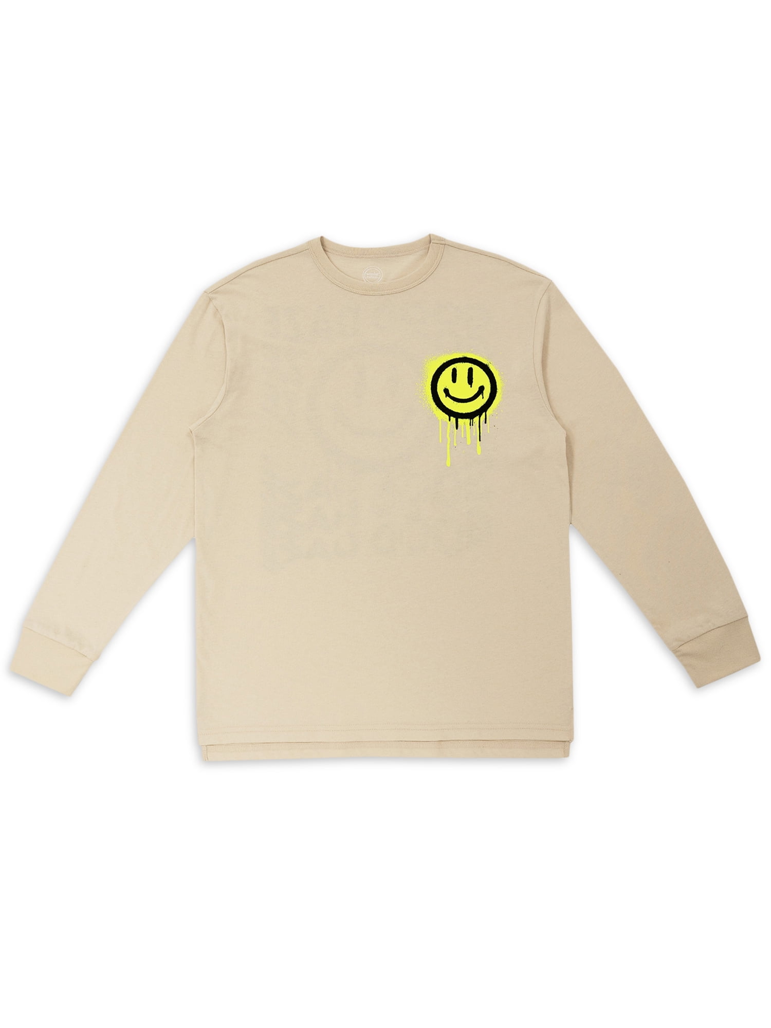 Wonder Nation Boys Long Sleeve Elevated T-Shirt, Sizes 4-18 Husky - Walmart.com