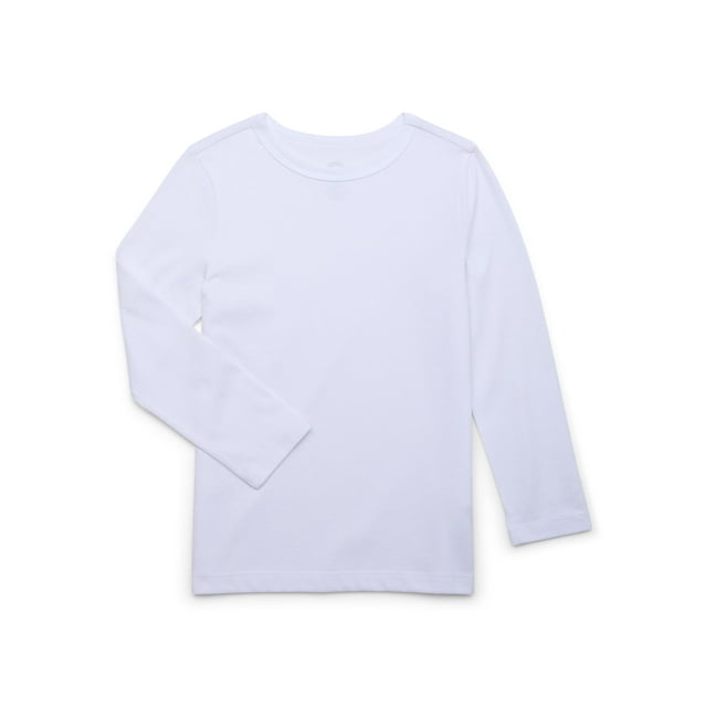 Wonder Nation Boys Long Sleeve Kid Tough T-Shirt, Sizes 4-18 & Husky, Comfort Fit - Walmart.com