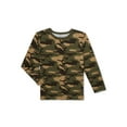 Wonder Nation Boys Long Sleeve Kid Tough T-Shirt, Sizes 4-18 & Husky - Walmart.com