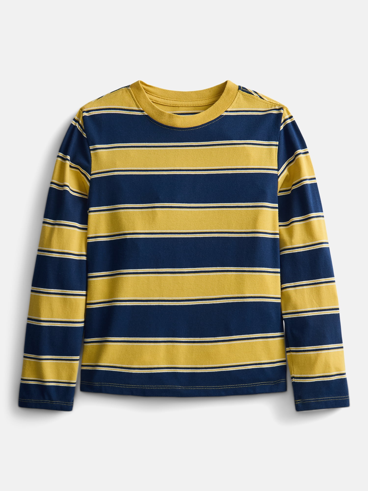 Wonder Nation Boys Striped Tee with Long Sleeves, Sizes 4-18 - Walmart.com