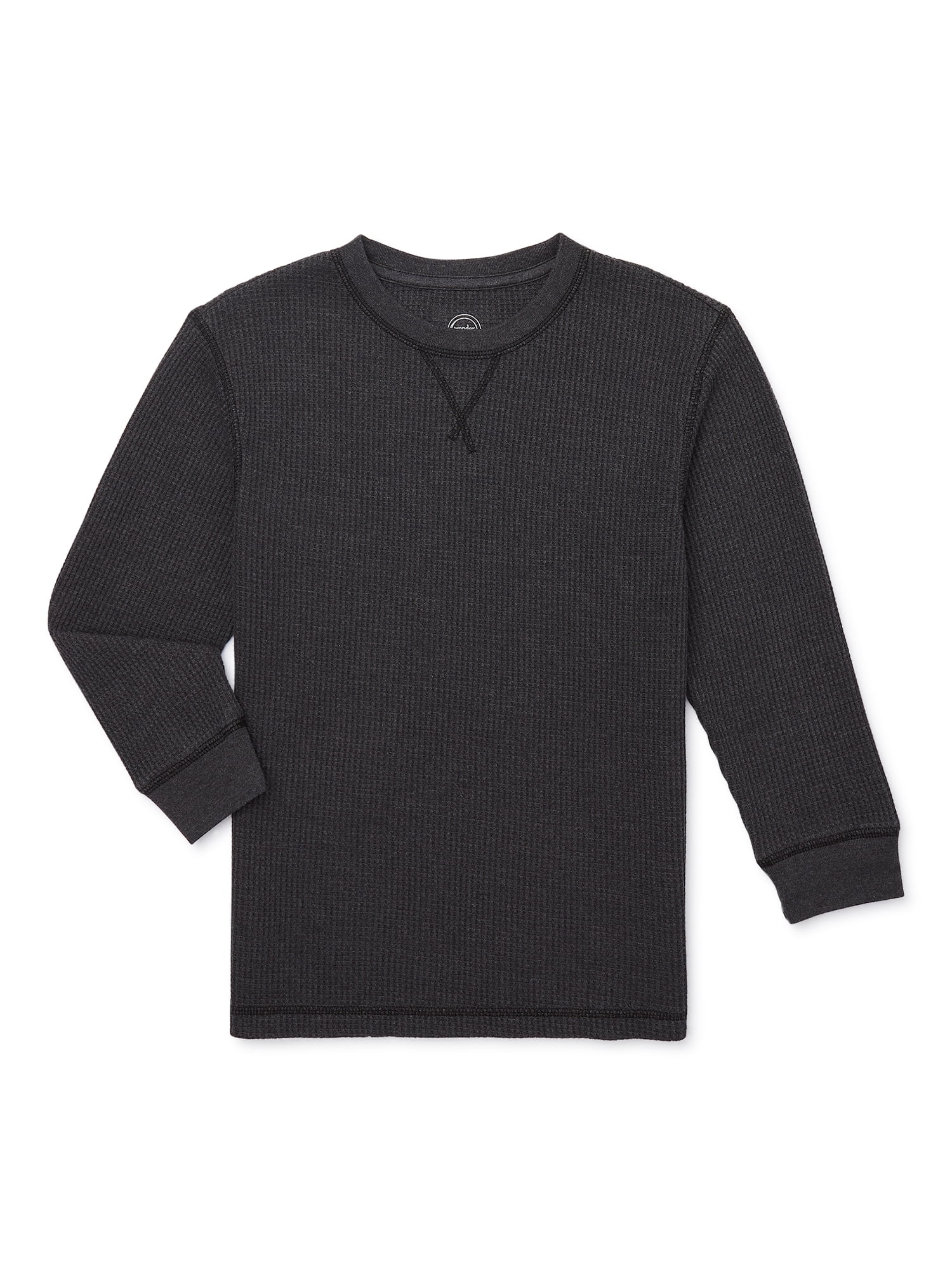 Wonder Nation Boys Long Sleeve Thermal Shirt, Sizes 4-18 & Husky - Walmart.com