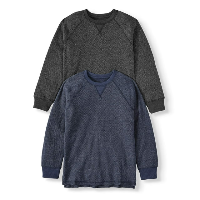 Wonder Nation Boys Long Sleeve Thermal - Walmart.com