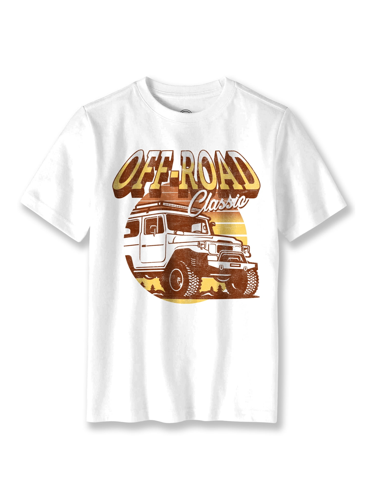 Wonder Nation Boys Off Road Classic Short Sleeve Graphic T-Shirt, Sizes ...