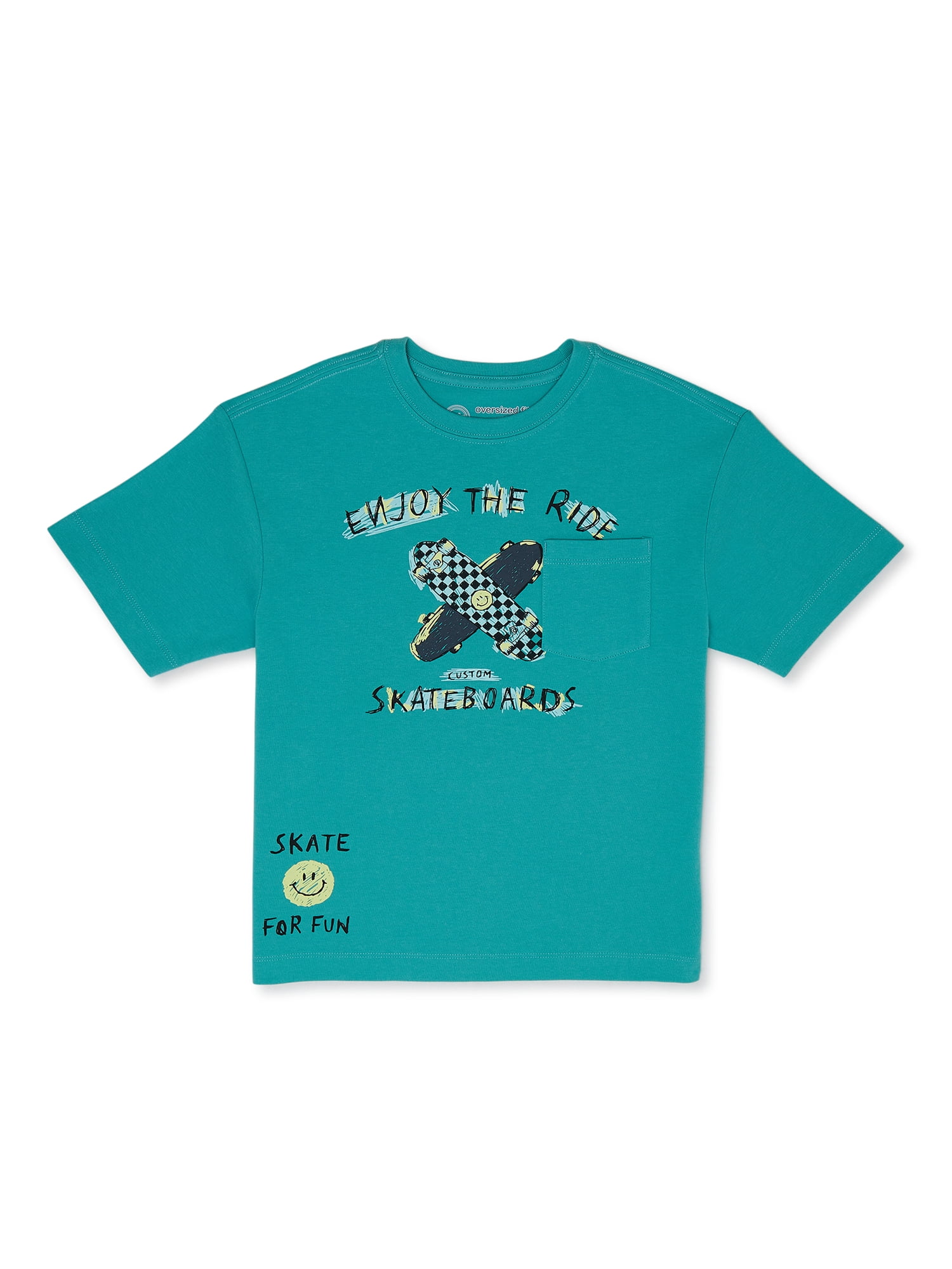 Wonder Nation Boys Graphic Pocket Tee, Sizes 4-18 - Walmart.com