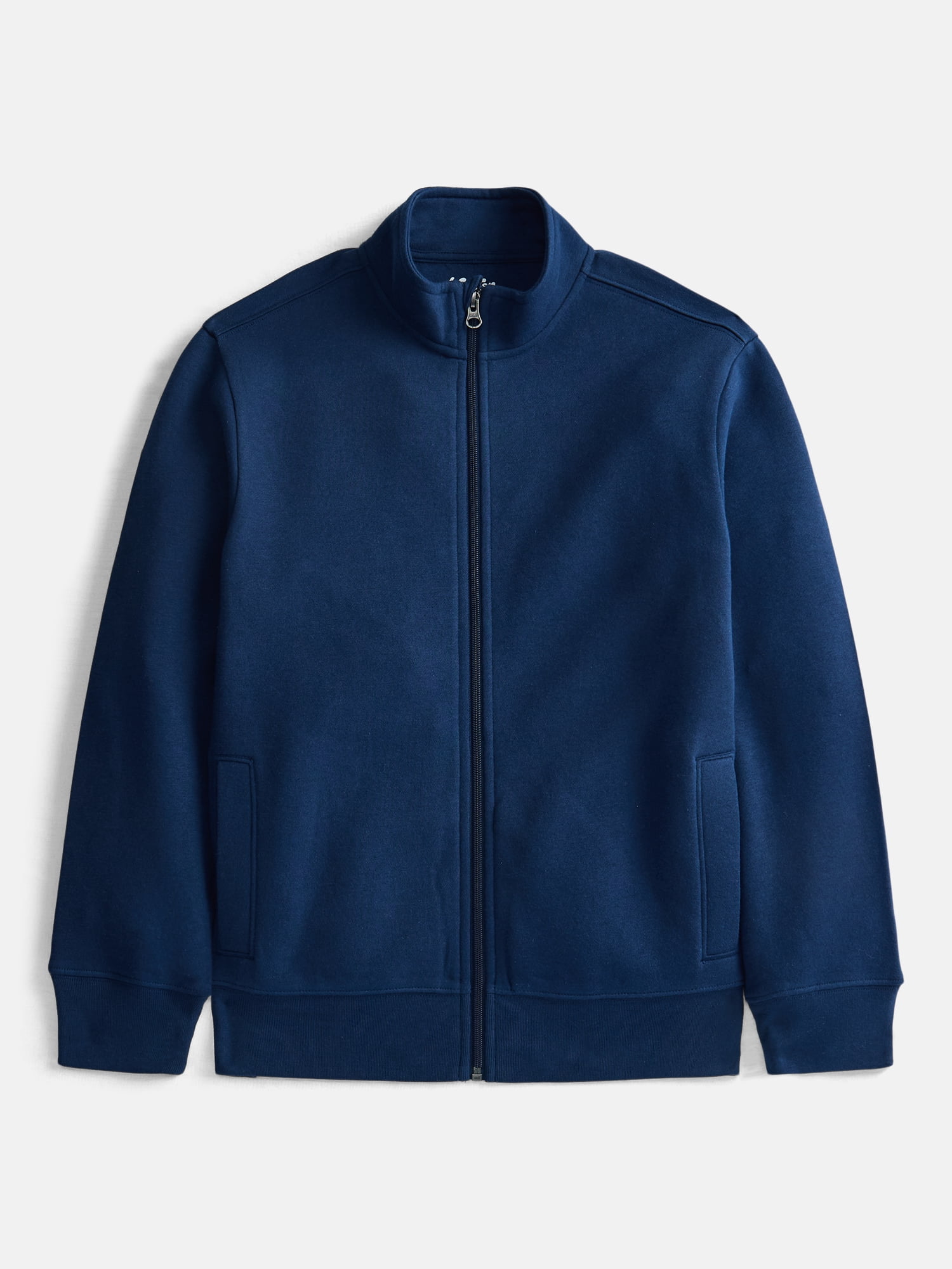Wonder Nation Boys School Uniform Fleece Zip Up Jacket, Sizes 4-18 ...