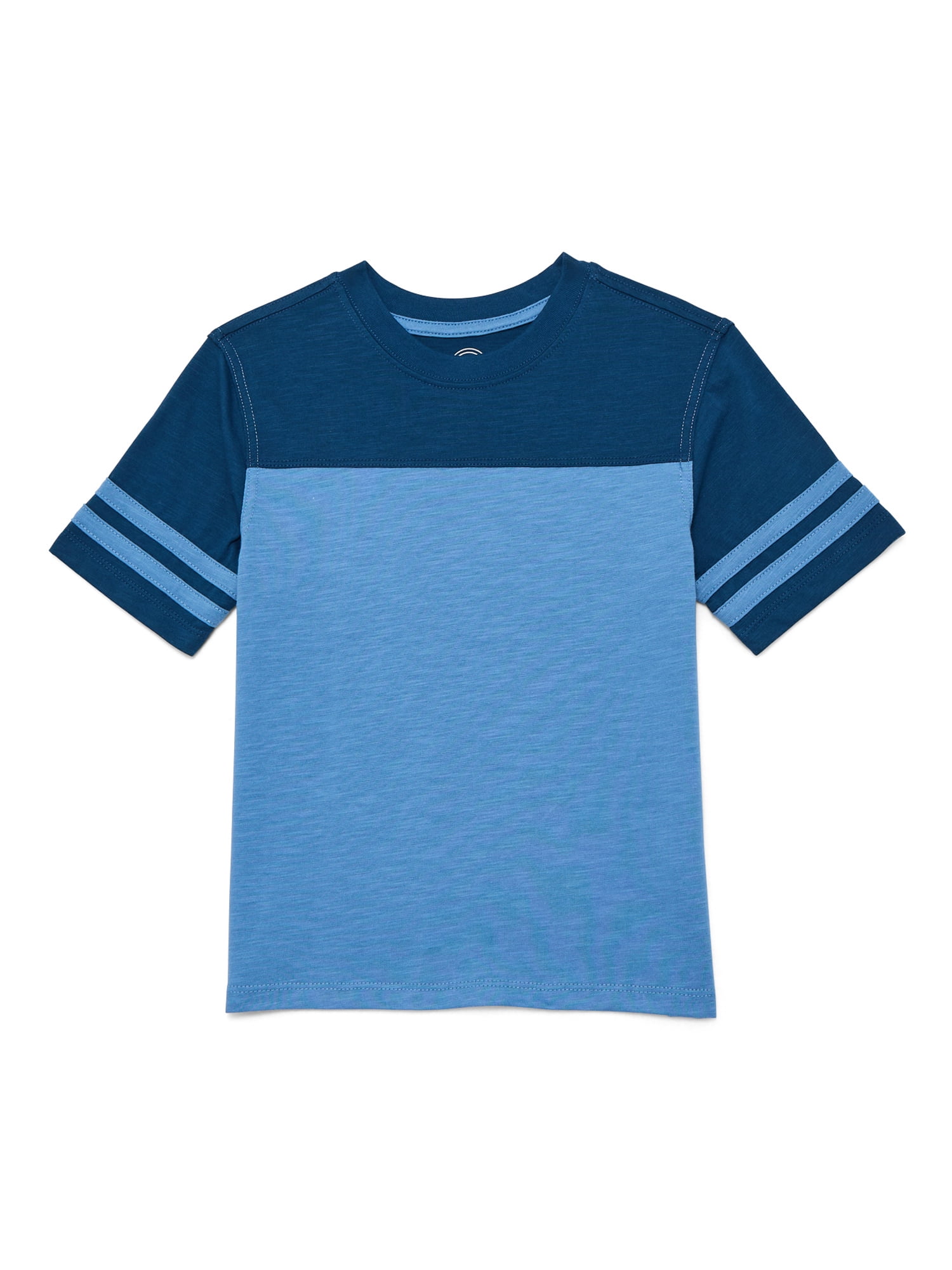 Wonder Nation Boys Football T-Shirt with Short Sleeves, Sizes 4-18 ...