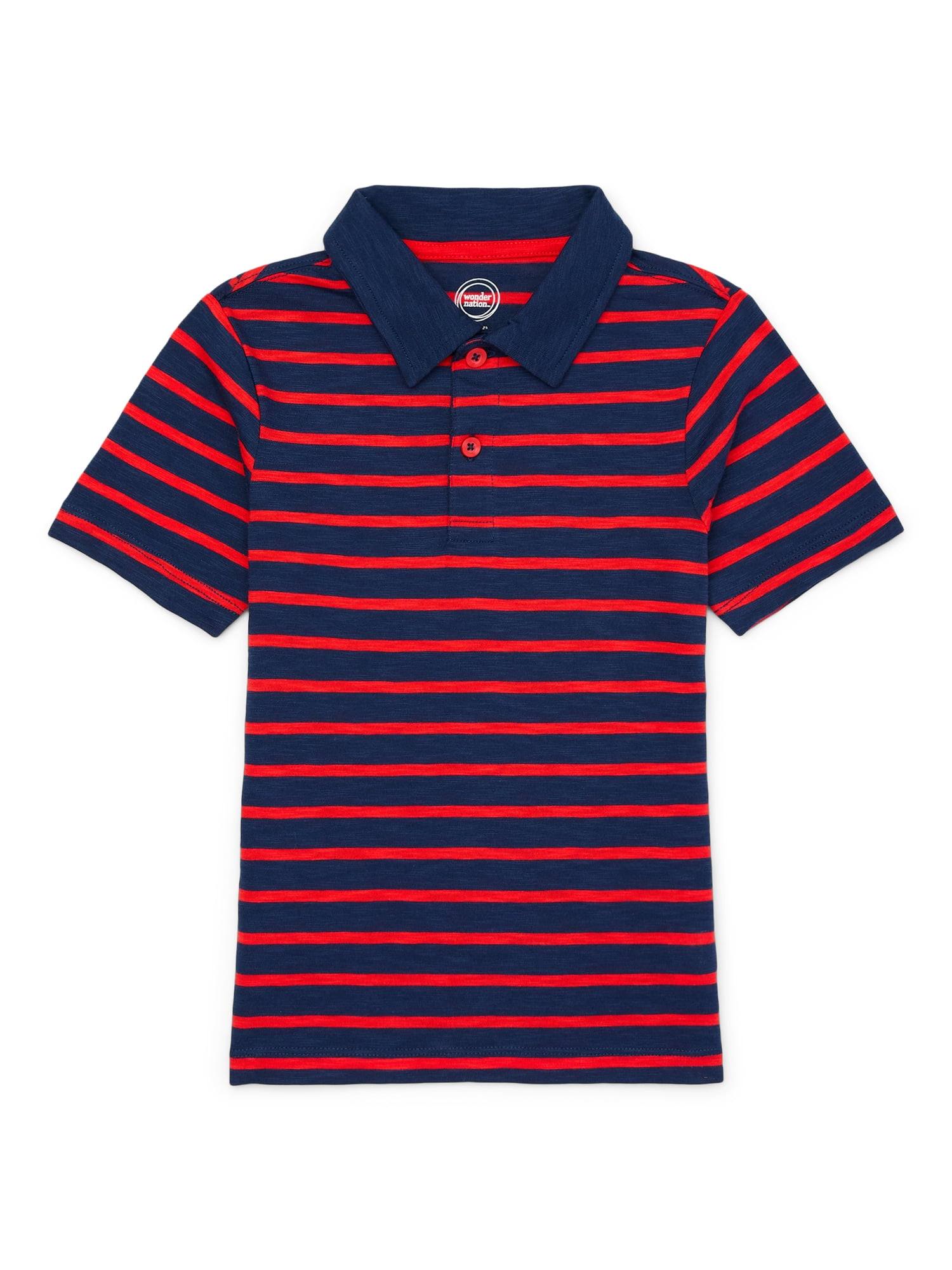 Wonder Nation Boys Short Sleeve Polo Shirt, Sizes 4-18 - Walmart.com