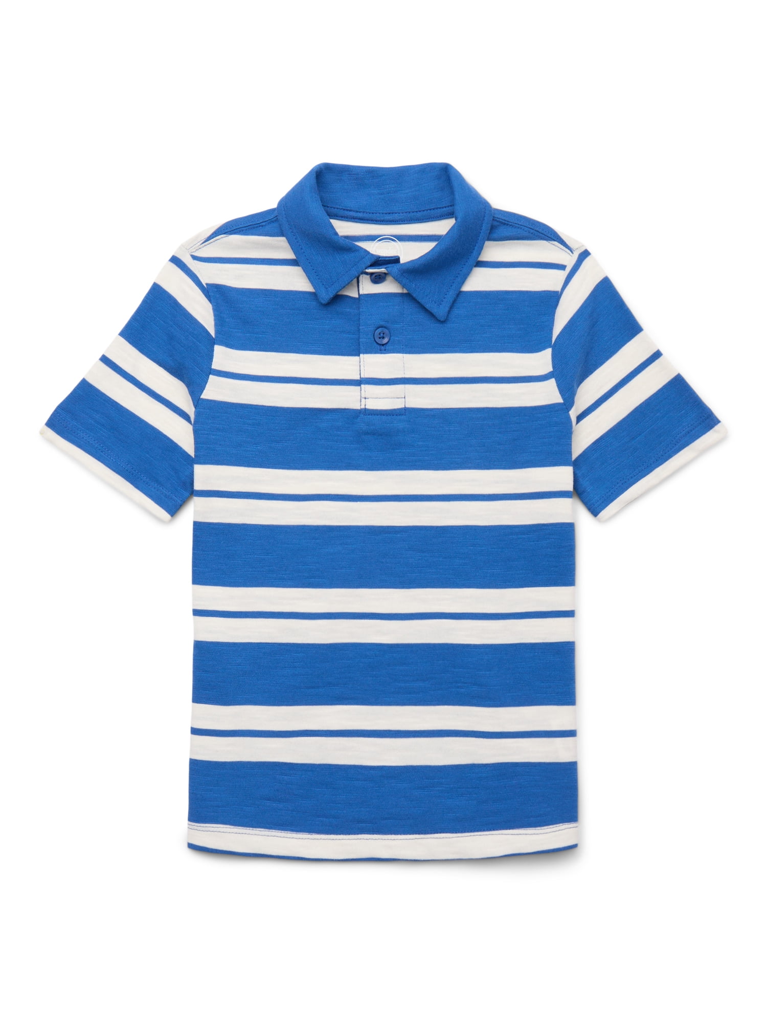 Wonder Nation Boys Short Sleeve Slub Polo Shirt Sizes 4-18 Husky ...