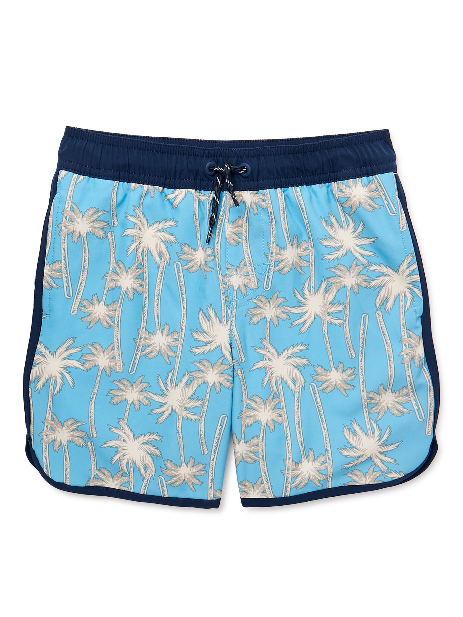 Wonder Nation Boys Swim Trunks with UPF 50+ Protection, Sizes 4-18 ...