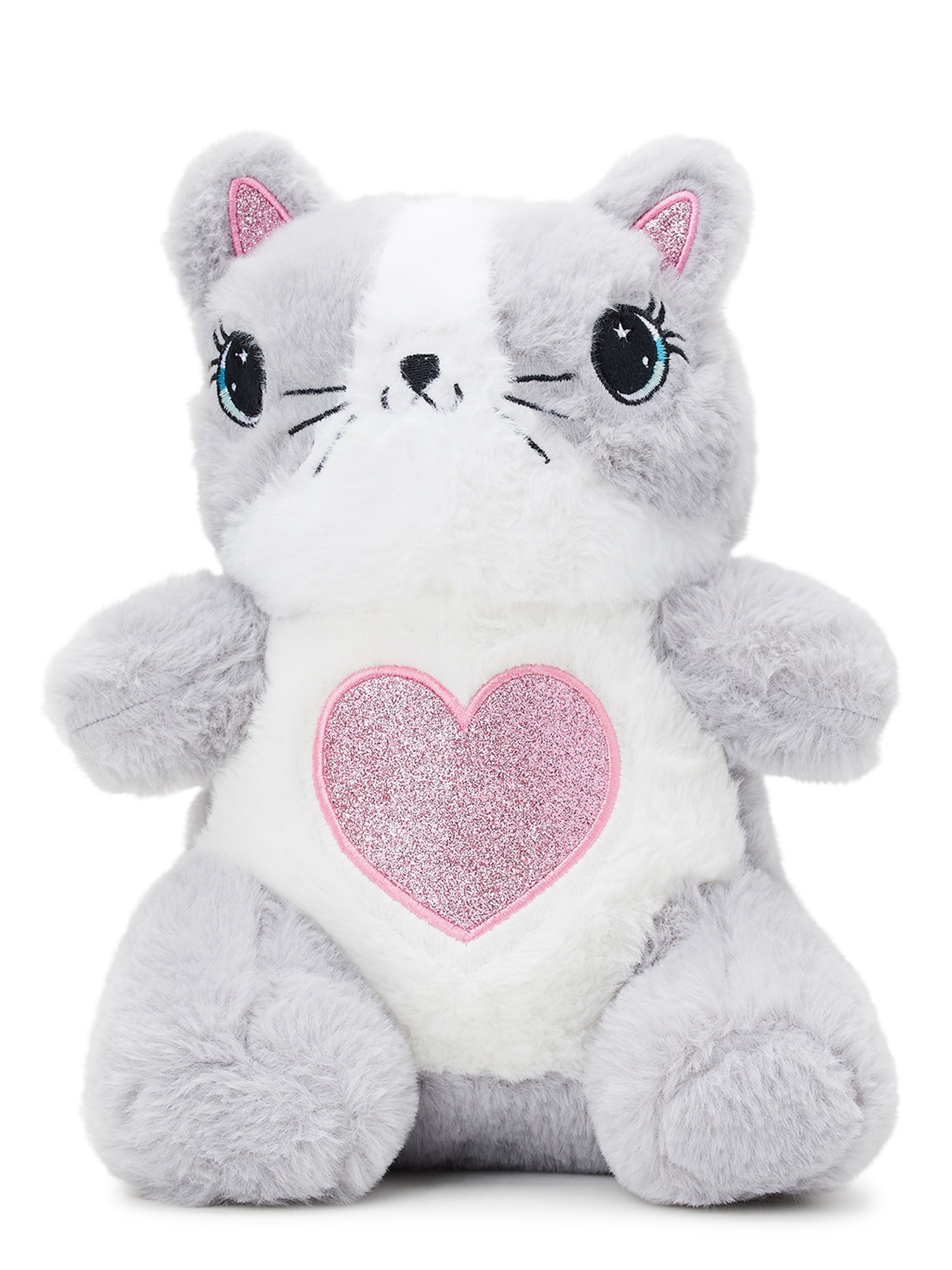 Wonder Nation Cute Mini Plush Cat Critter Backpack for Kids with ...