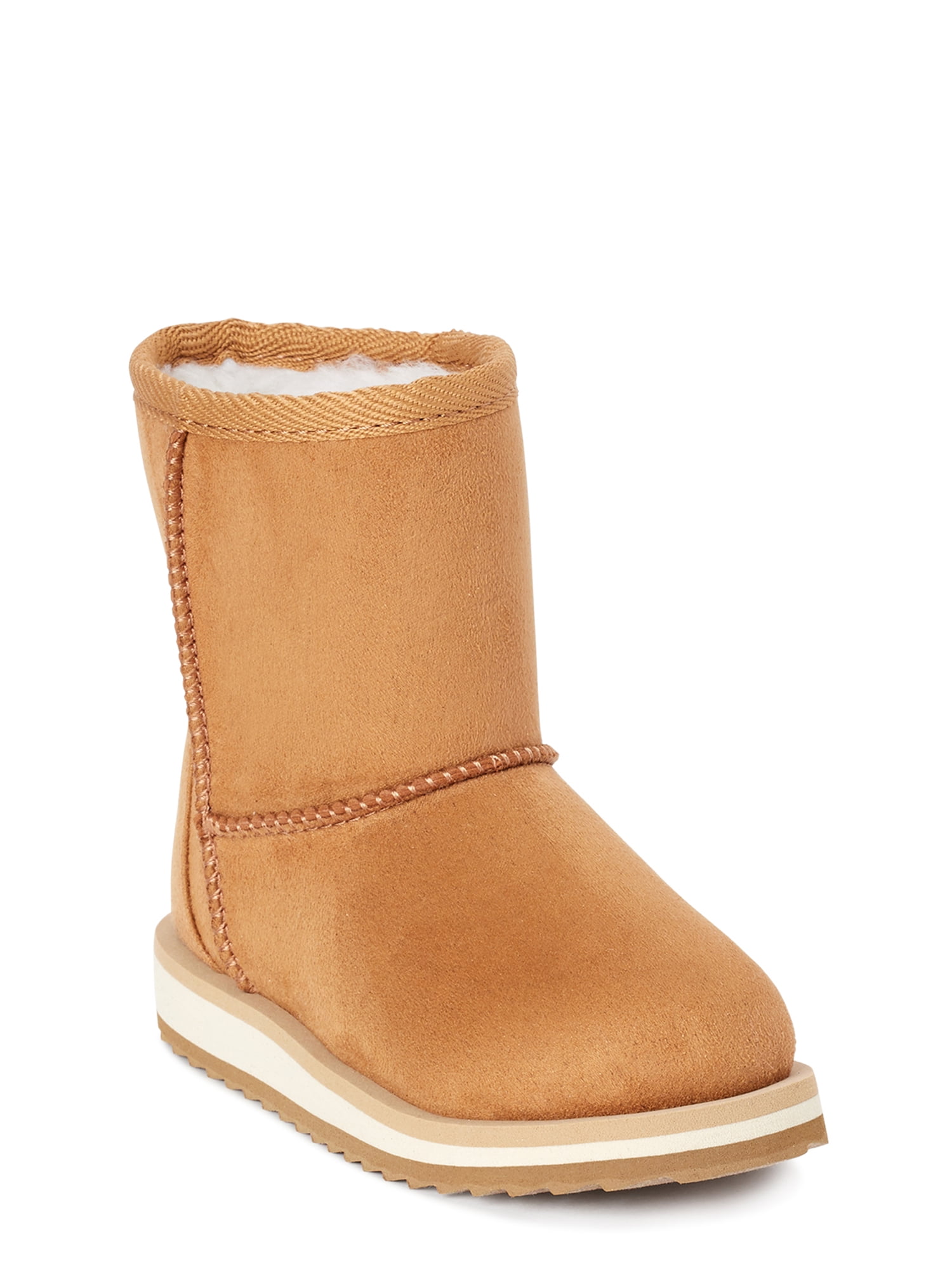 Wonder Nation Cozy Faux Shearling Boot (Toddler Girls) - Walmart.com