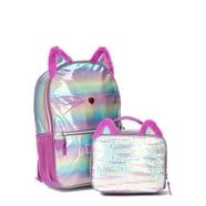 Claire's Rainbow Pink Fuzzy Backpack - Walmart.com