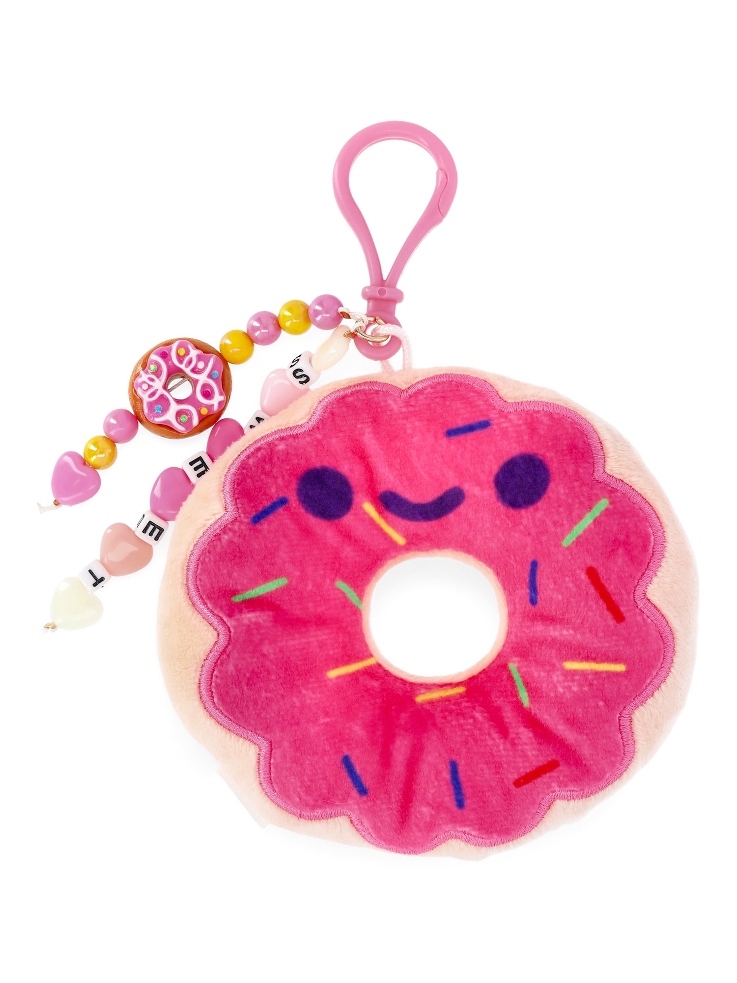 Wonder Nation Donut Plush Keychain, Multi - Walmart.com