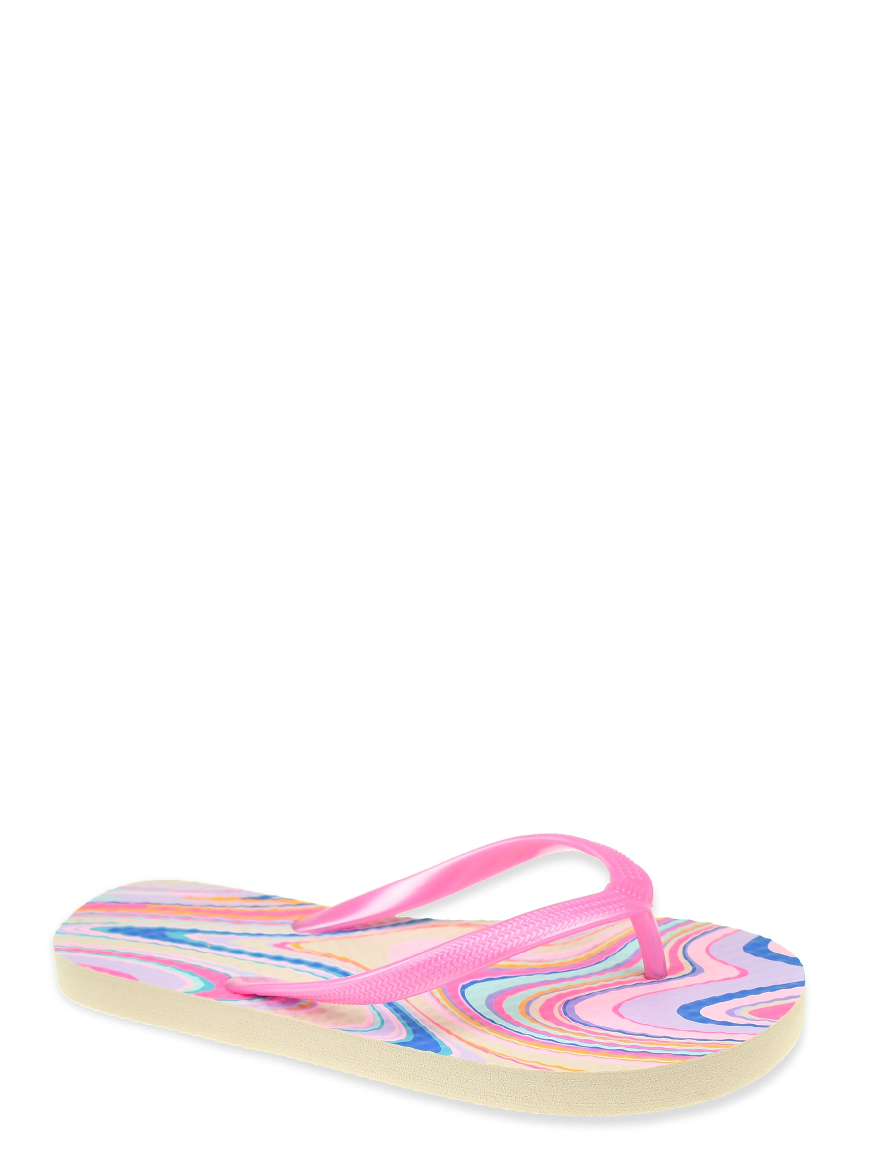 Wonder Nation Toddler Girl Printed Flip Flop Sandals - Summer Beach ...