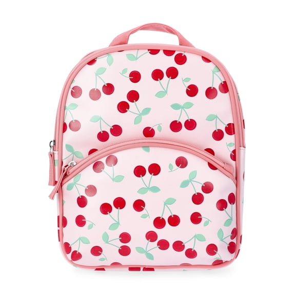 Wonder Nation Girls Cherry Print Mini Backpack, Pink - Walmart.com