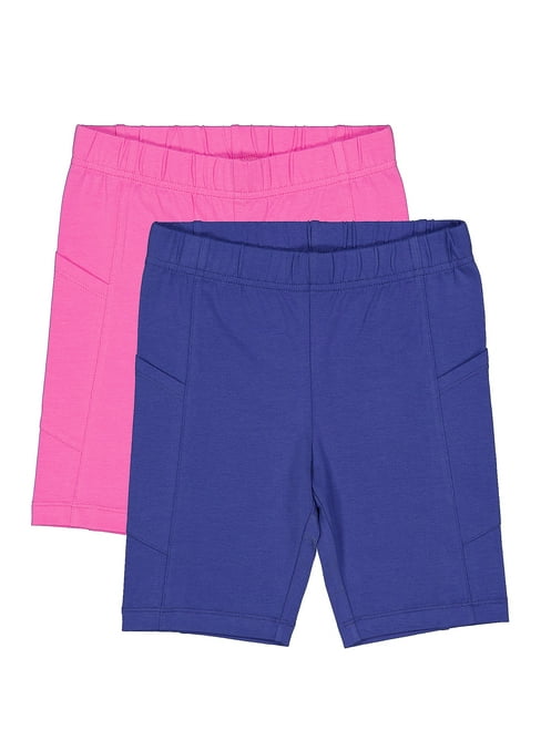 Wonder Nation Girls Bike Short, 2-Pack, Sizes 4-18 & Plus - Walmart.com