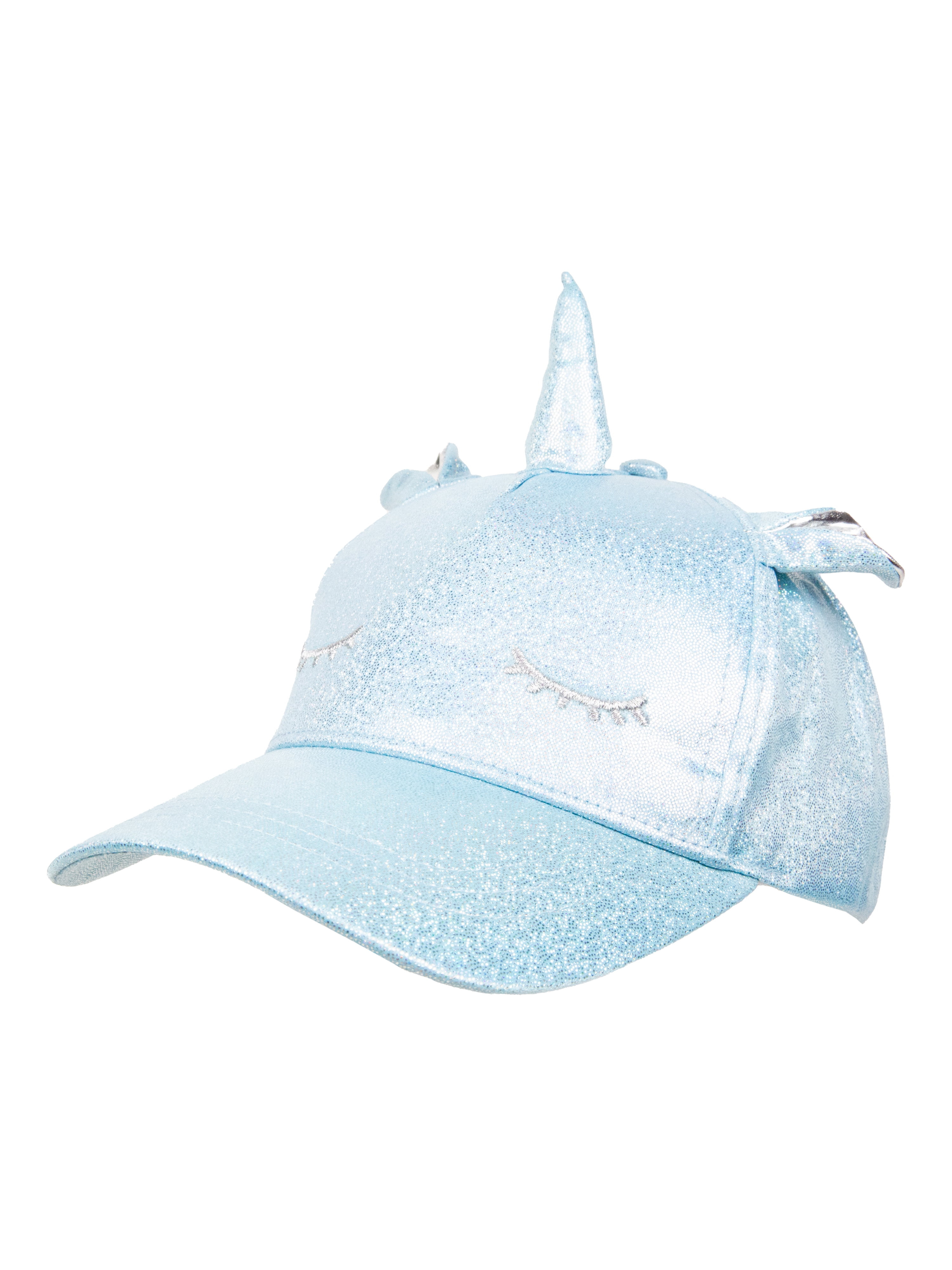 Wonder Nation Blue 3D Unicorn Baseball Hat with Shimmer Blue Foil and ...