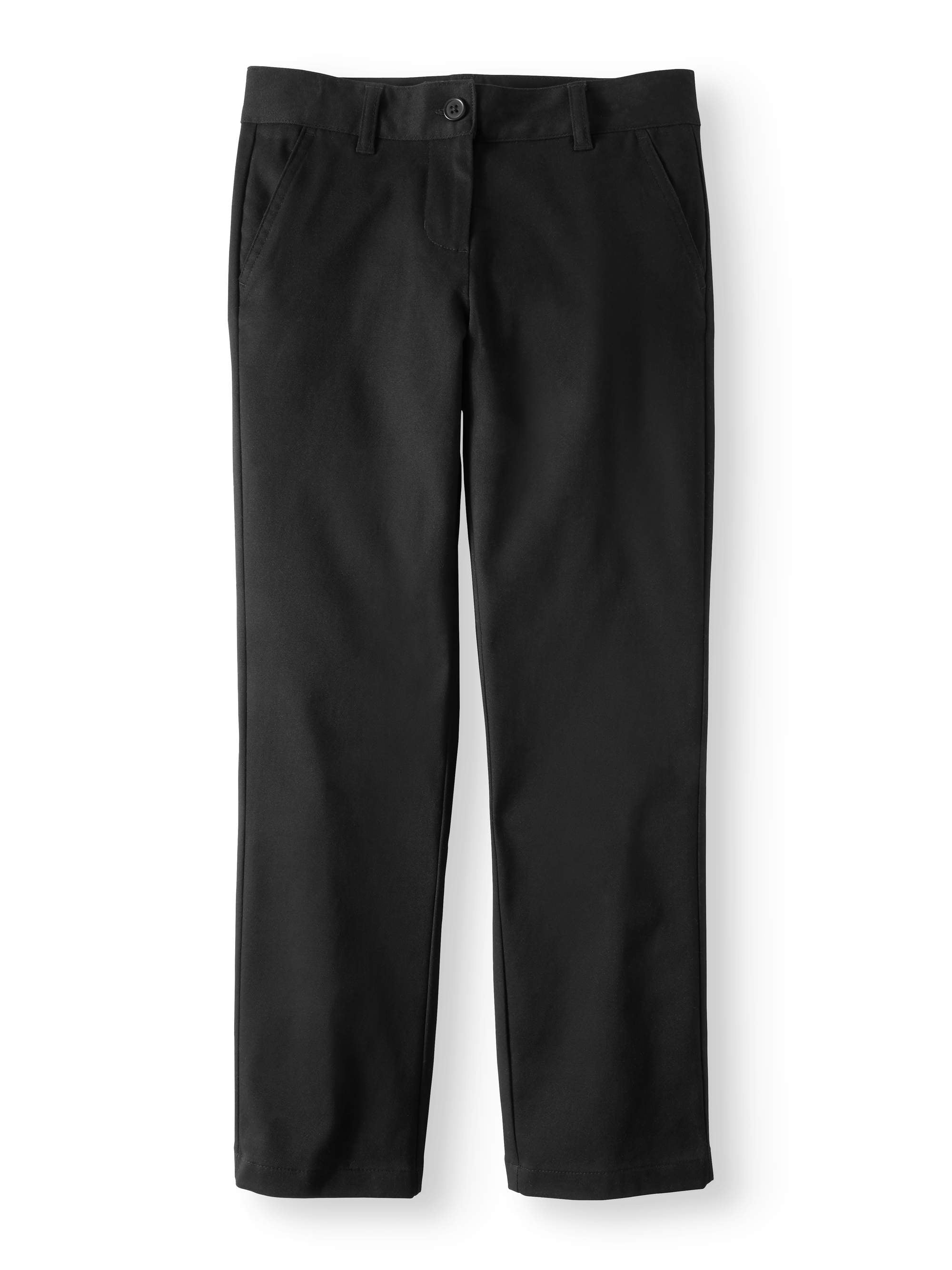 Wonder Nation Girls 4-16 School Uniform Stretch Twill Straight Fit ...