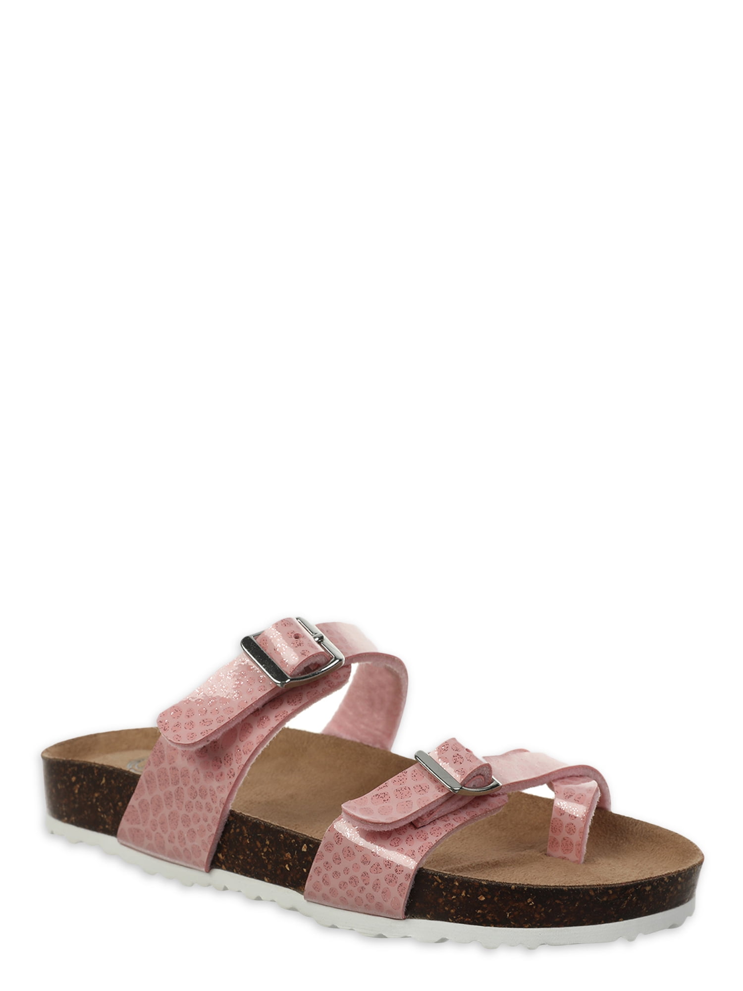 Wonder Nation Girls Animal Slide Sandal - Walmart.com