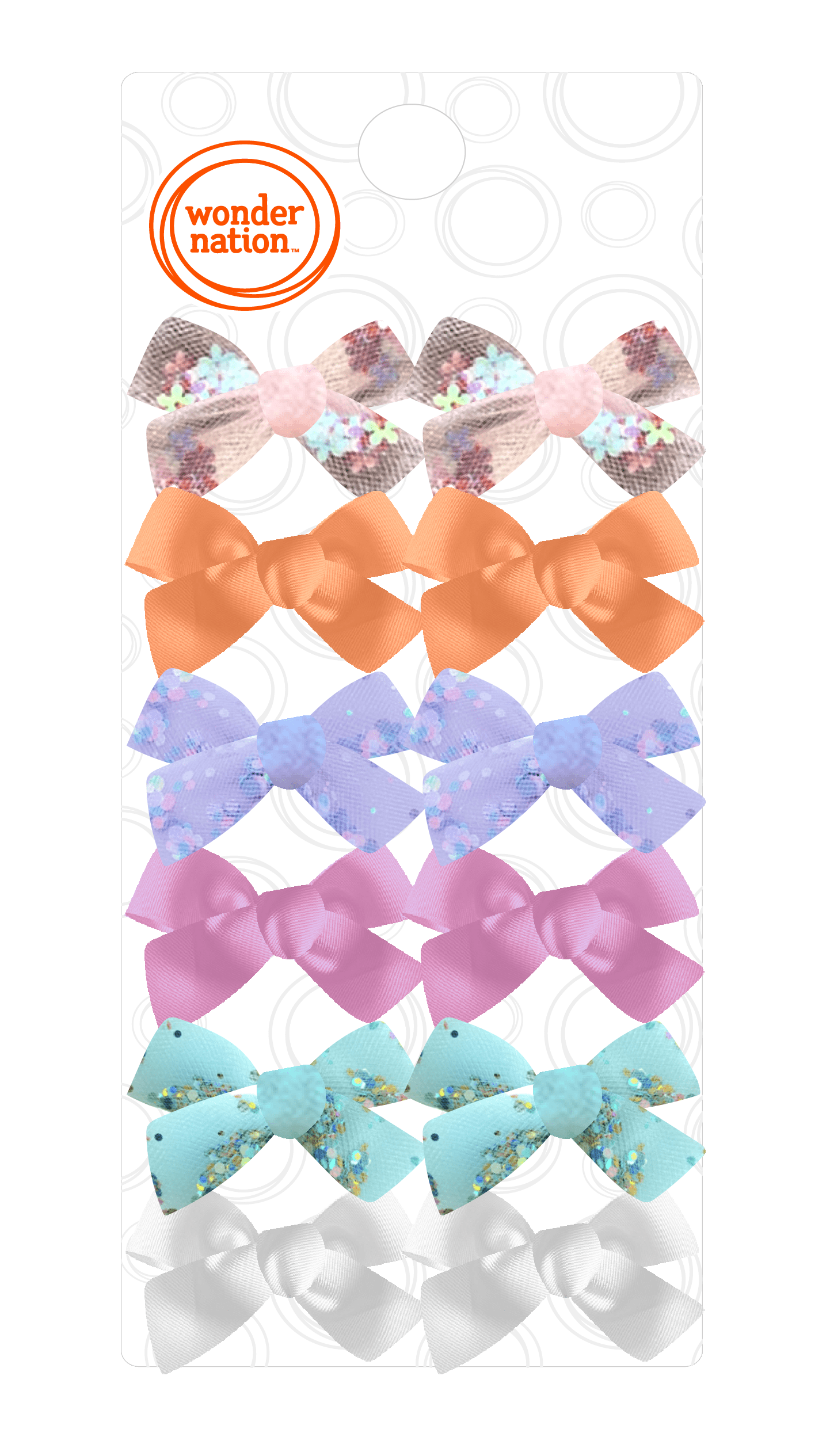 Wonder Nation Girls Assorted Bow Salon Clip, 12-Piece Set - Walmart ...