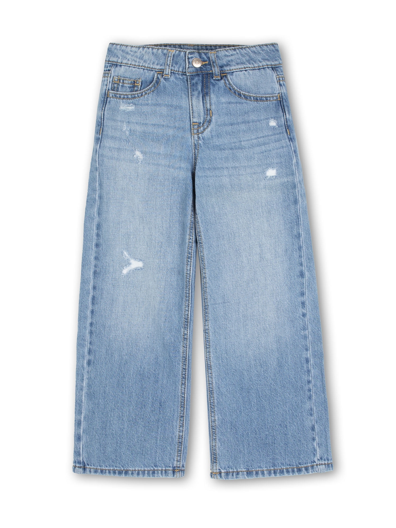 Wonder Nation Girls Baggy Wide Leg Jean, Sizes 5-18 - Walmart.com