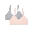 Wonder Nation Girls Beginner Seamless Bralette, 2-Pack, Sizes 28-38 ...