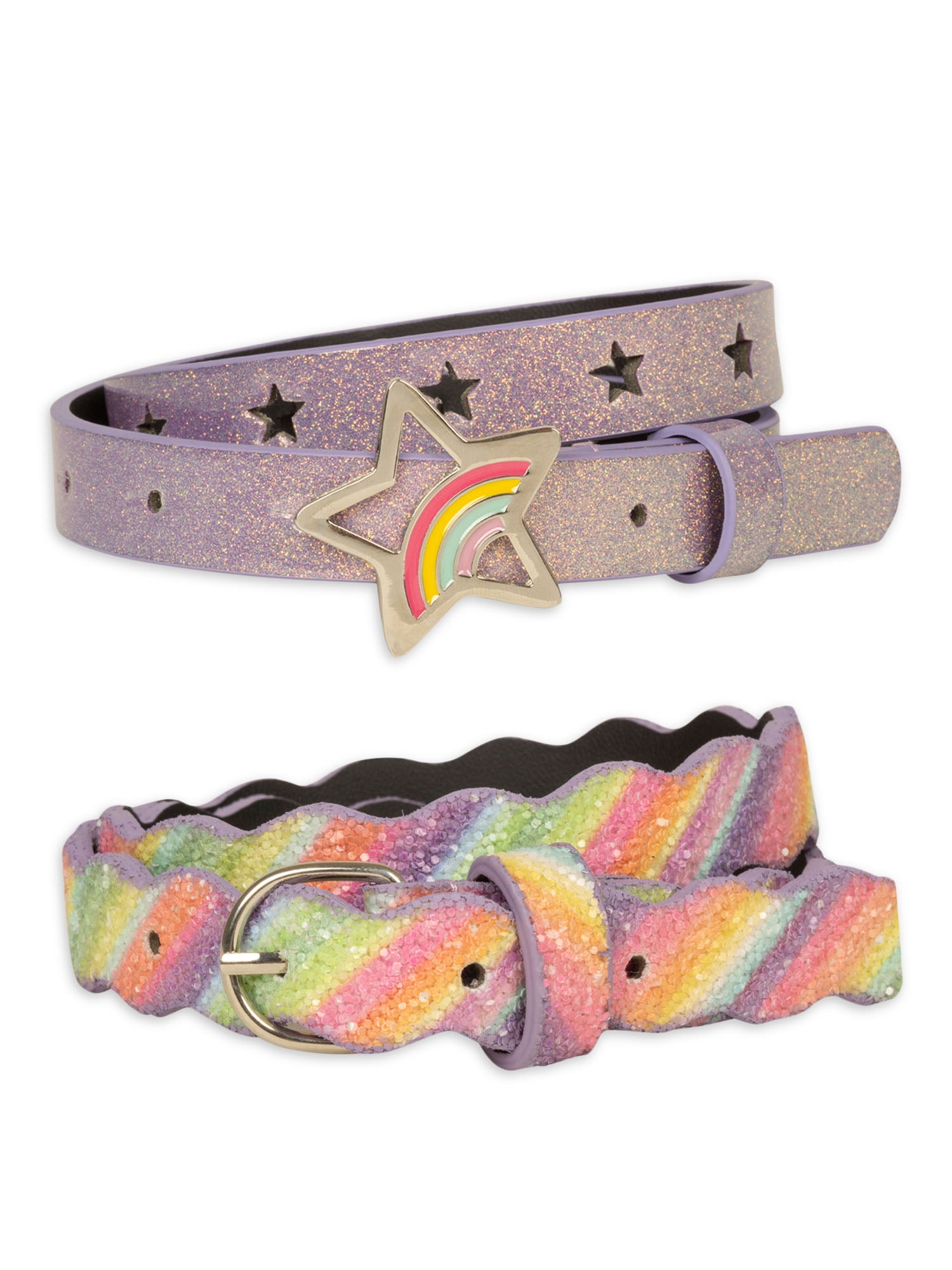 Wonder Nation Girls Belts 2-Pack, Sizes XS-XXL, Kids - Walmart.com
