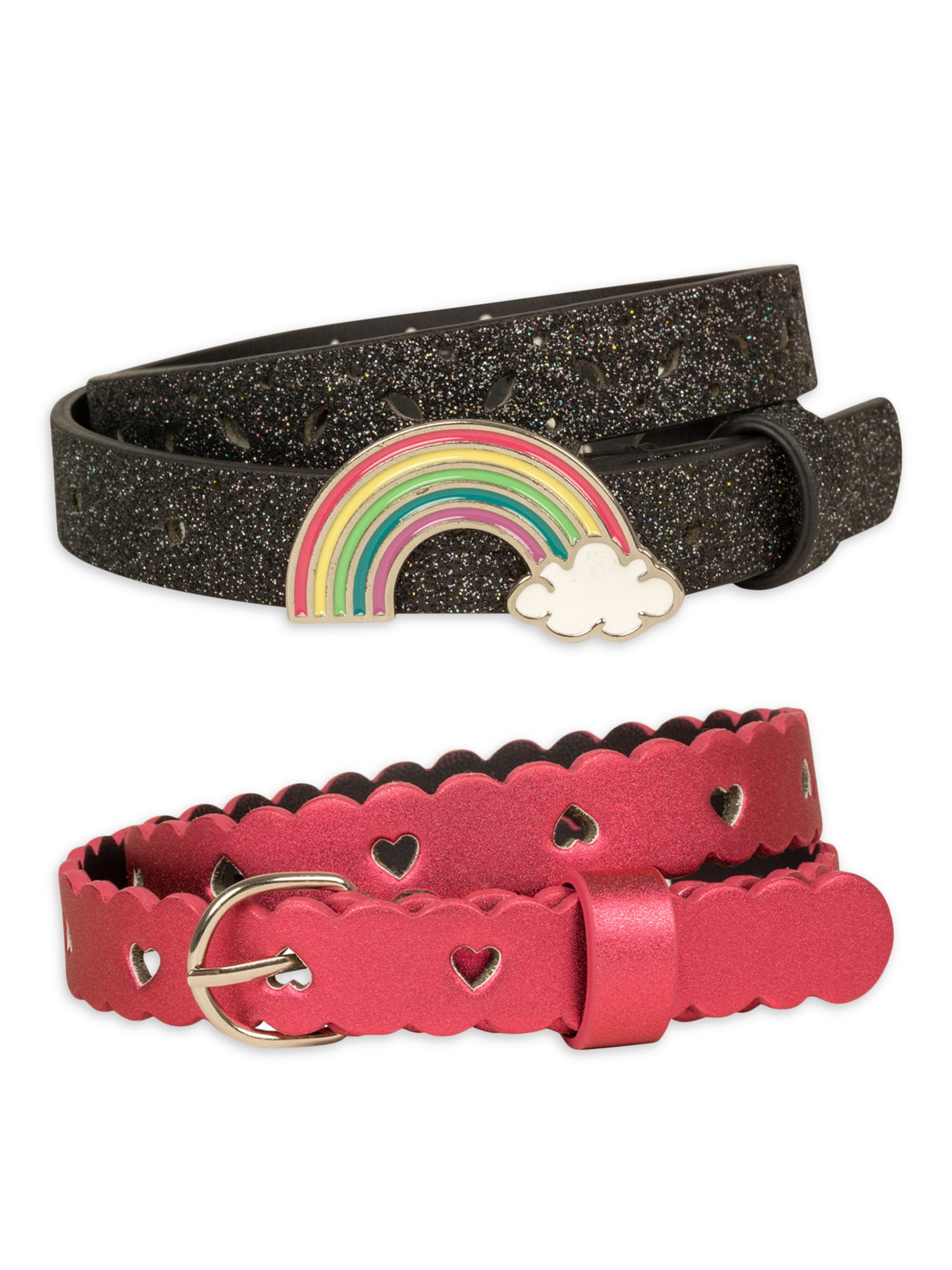 Wonder Nation Girls Belts, 2 Pack, Sizes XS-XXL - Walmart.com