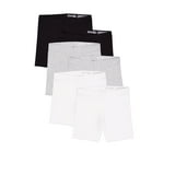 Wonder Nation Girls Bike Shorts 6-Pack Sizes 4-18 Plus Soft Stretchy ...
