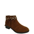 Wonder Nation Girls' Braided Bootie - Walmart.com