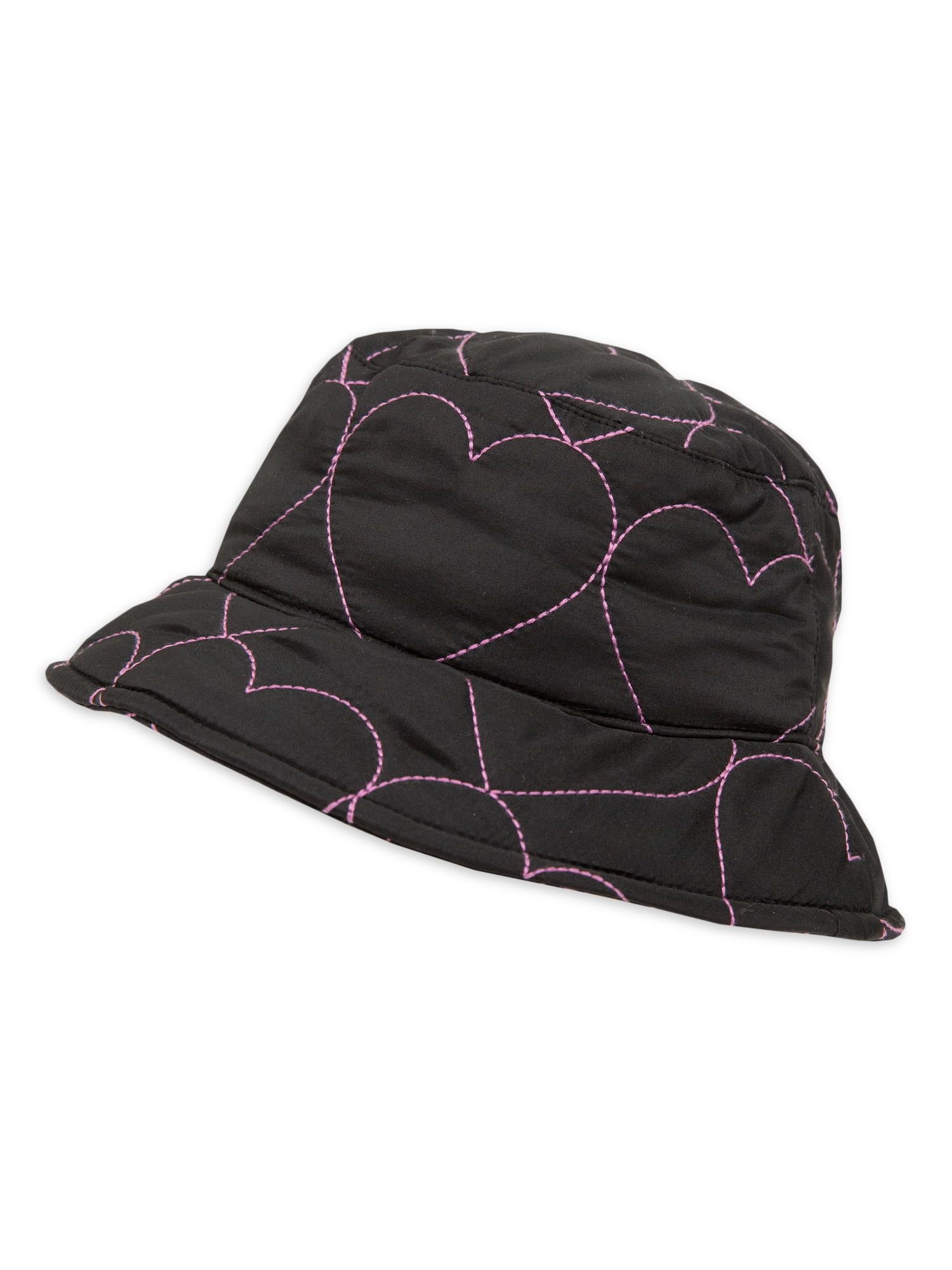 Wonder Nation Girls Bucket Hat - Heart-Shaped Detail - Walmart.com