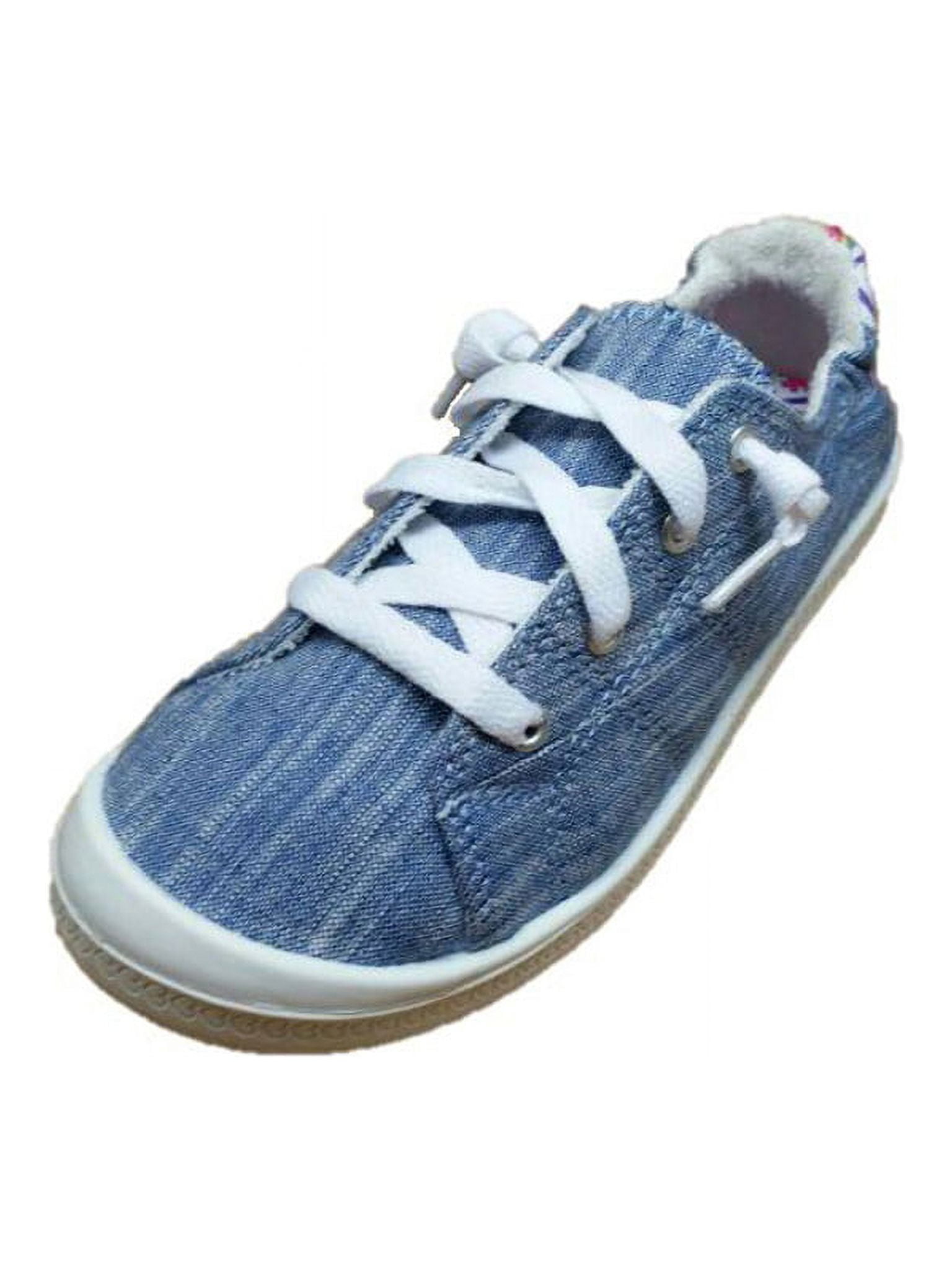 Wonder Nation Girls' Bump Toe Casual Shoe - Walmart.com