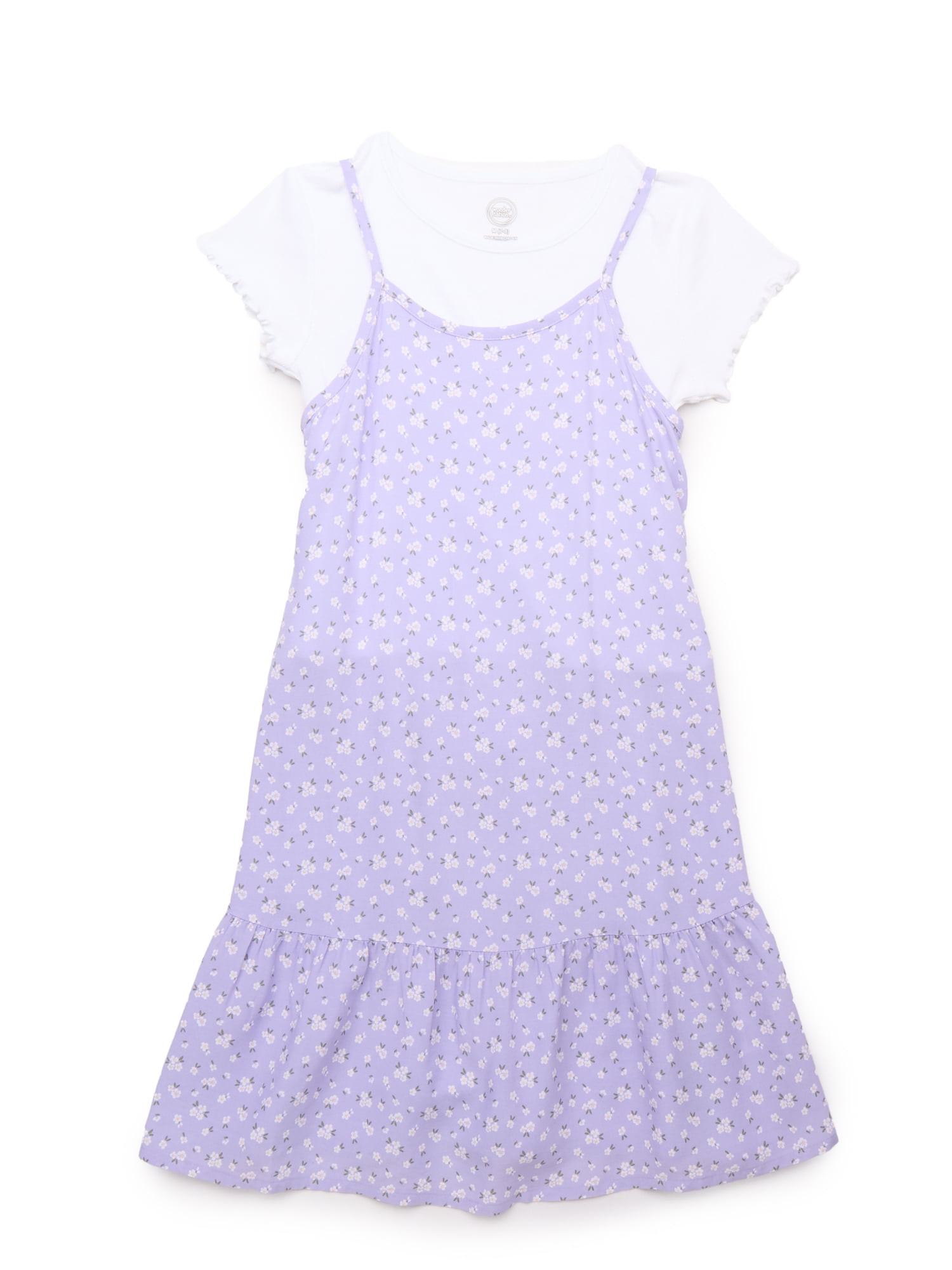 Wonder Nation Girls Cami Dress - Knee-Length - Walmart.com